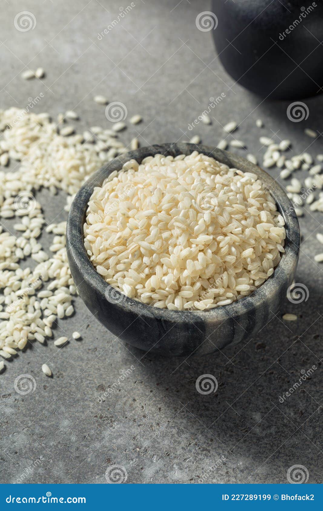 Raw White Organic Arborio Rice Stock Image - Image of dinner, risotto ...
