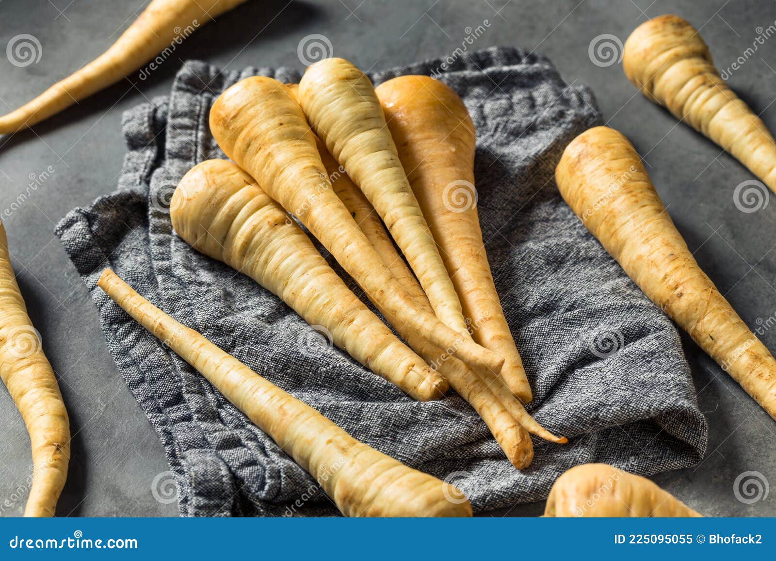 Raw White Organic Parsnips stock image. Image of vegetables - 225095055