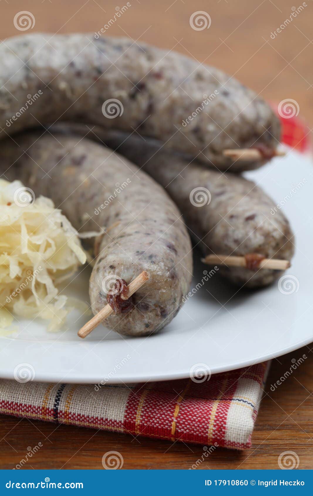 Raw white pudding stock photo. Image of traditional, pudding - 17910860