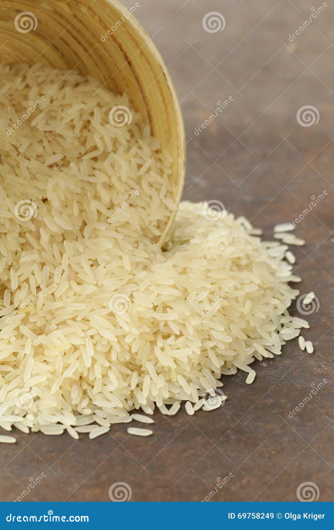 Raw white rice stock image. Image of rice, nutrition - 69758249