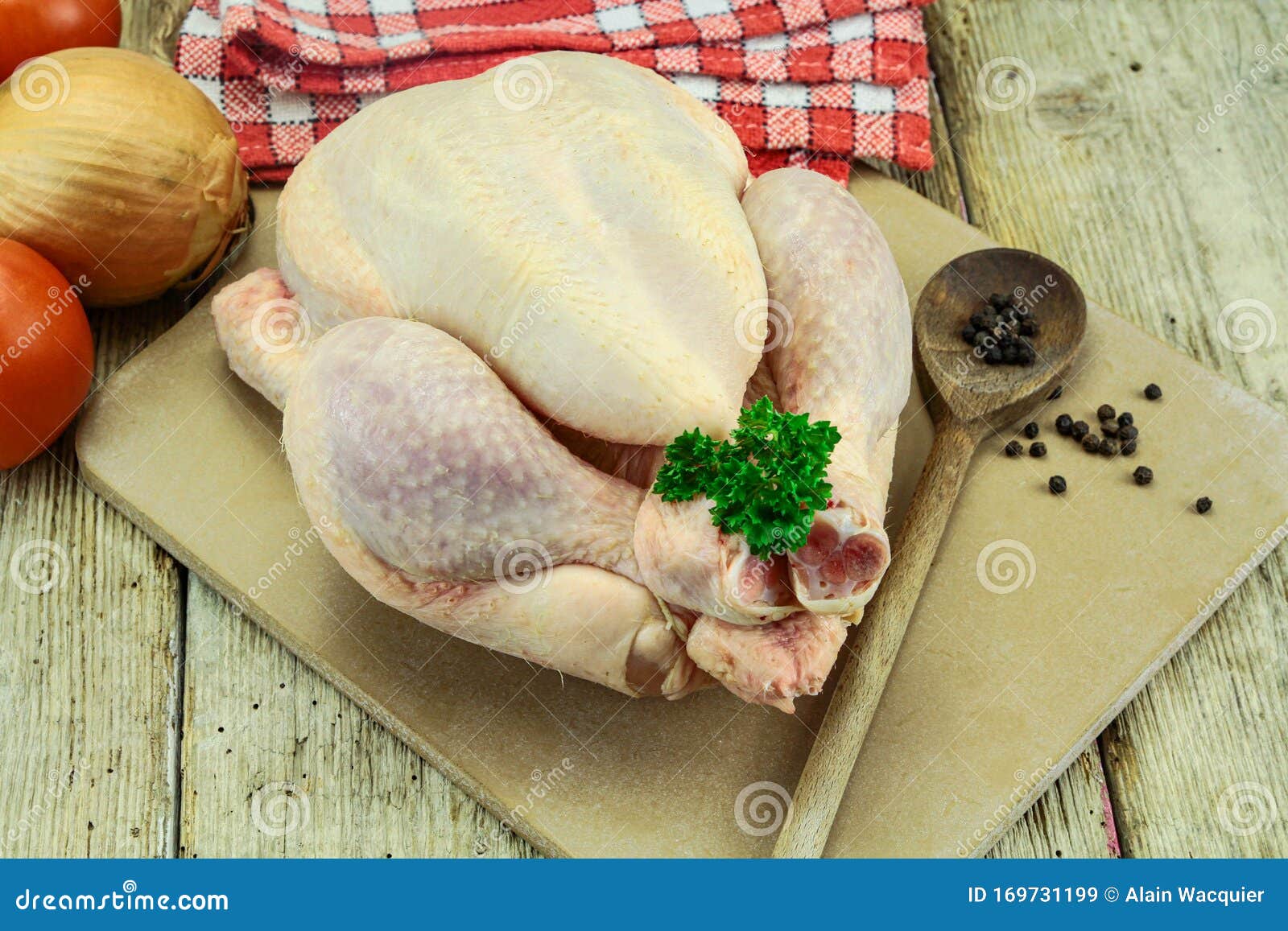 Raw whole chicken stock image. Image of meat, carcass - 169731199