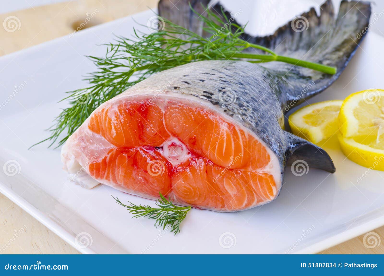 Raw wild salmon stock photo. Image of shot, protein, healthy - 51802834