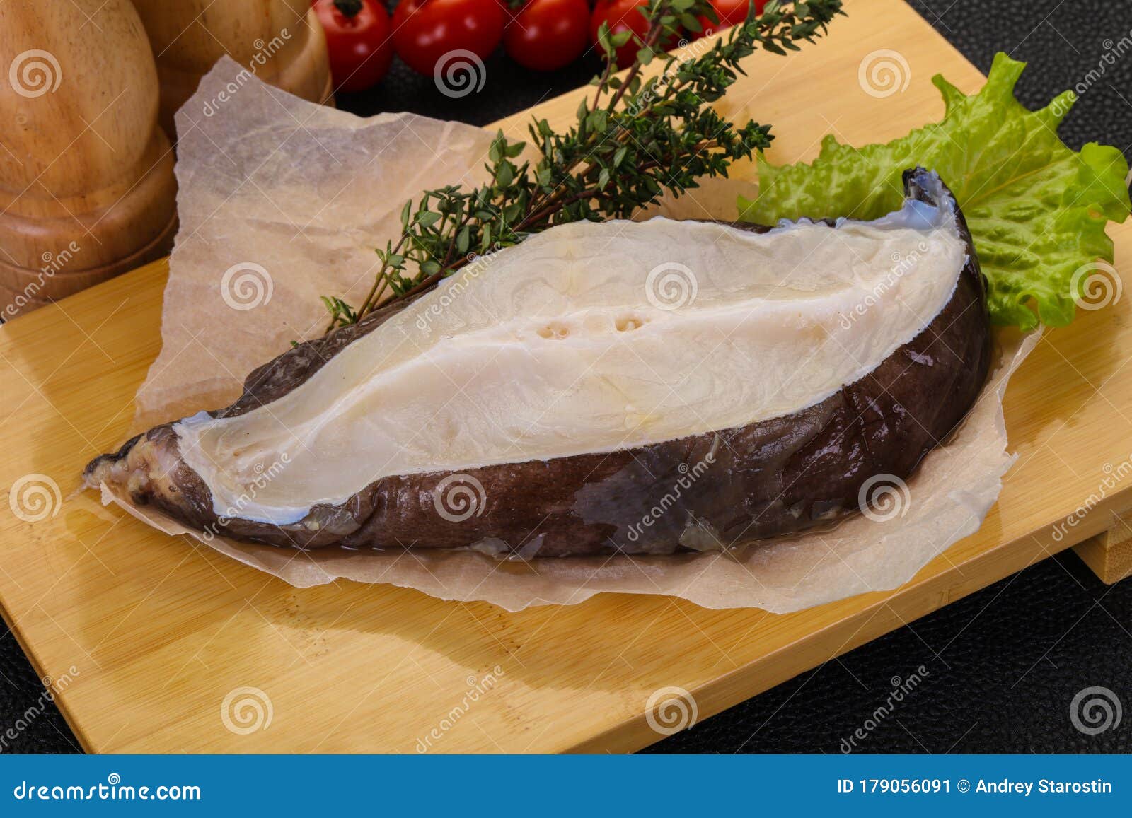 Raw wolffish steak stock image. Image of cooking, lancet - 179056091