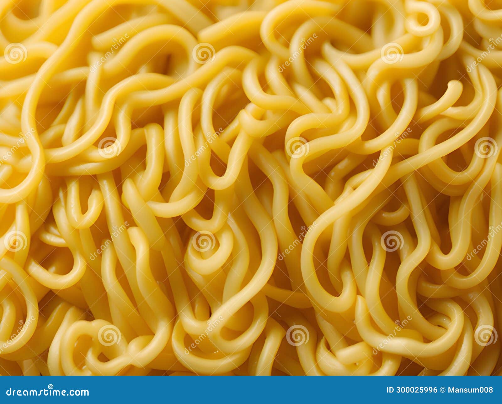 Raw Yellow Instant Noodles Background Stock Illustration - Illustration ...