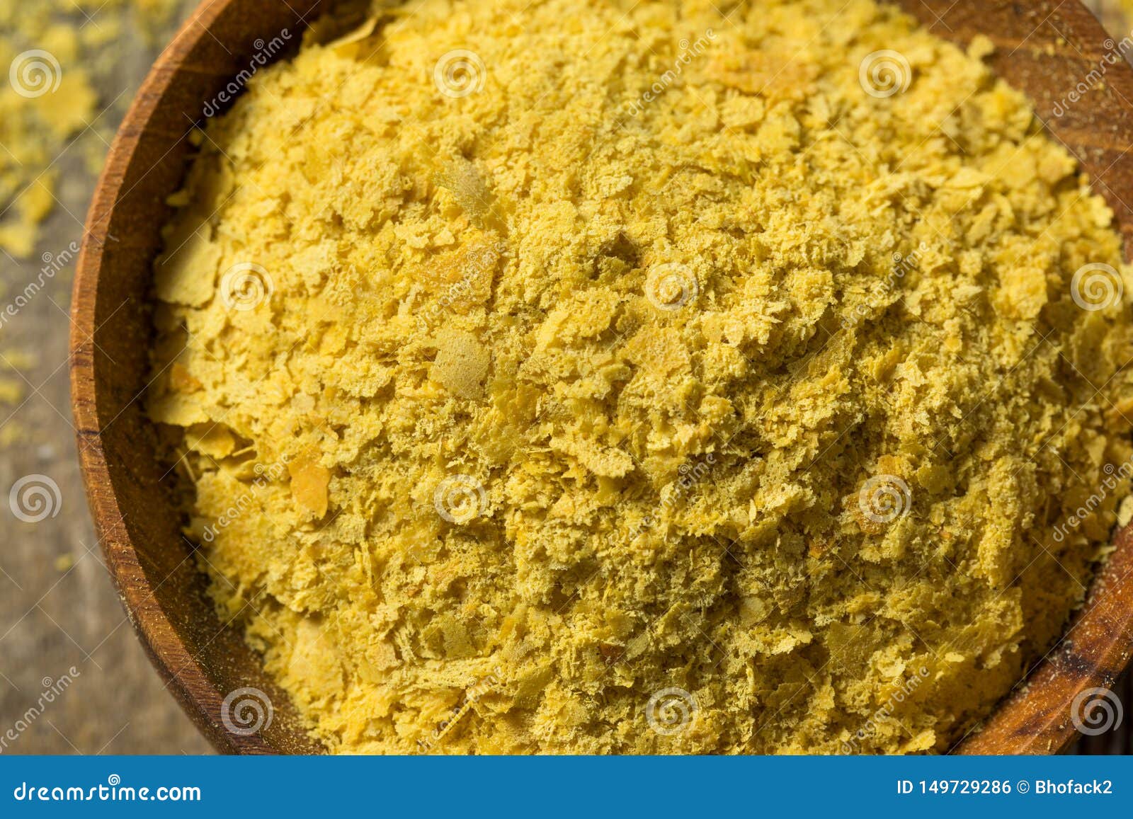 Raw Yellow Organic Nutritional Yeast Stock Photo - Image of food ...