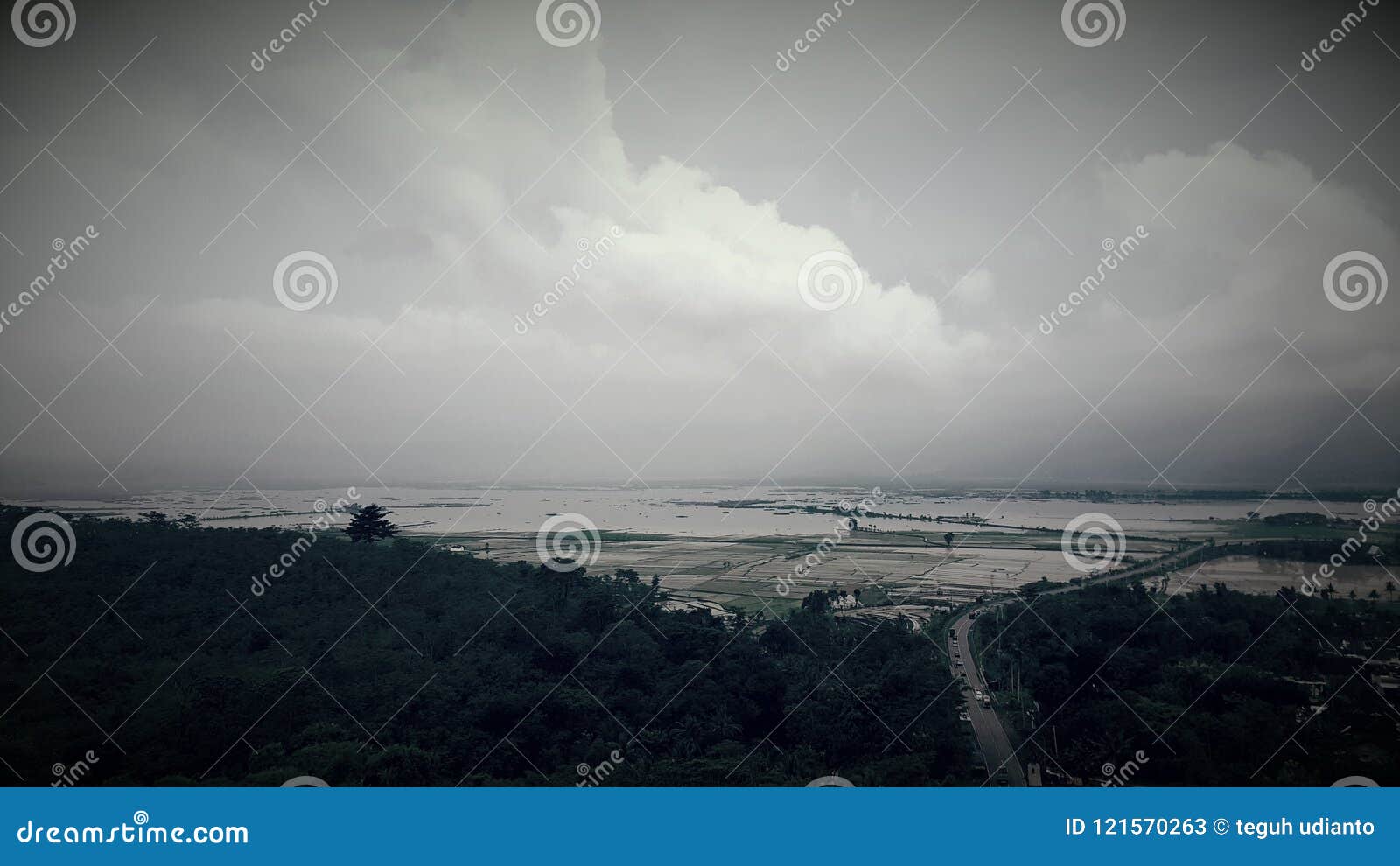 Rawa pening Ambarawa stock image. Image of places, lakes - 121570263