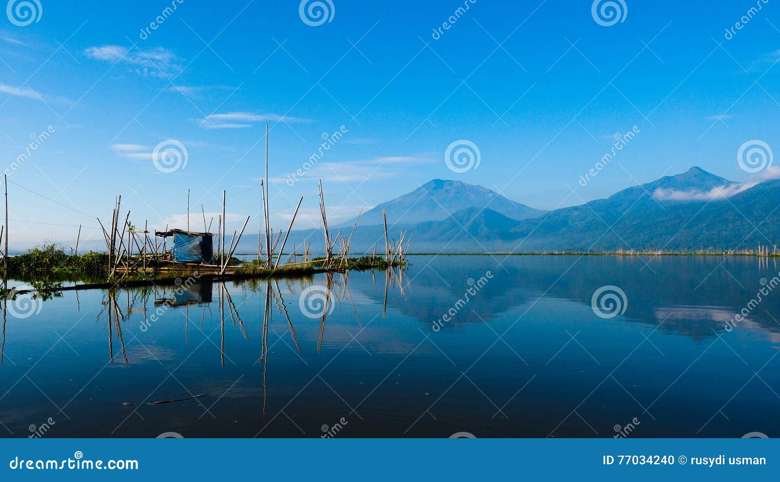 Rawa Pening stock photo. Image of travel, pening, landscape - 77034240