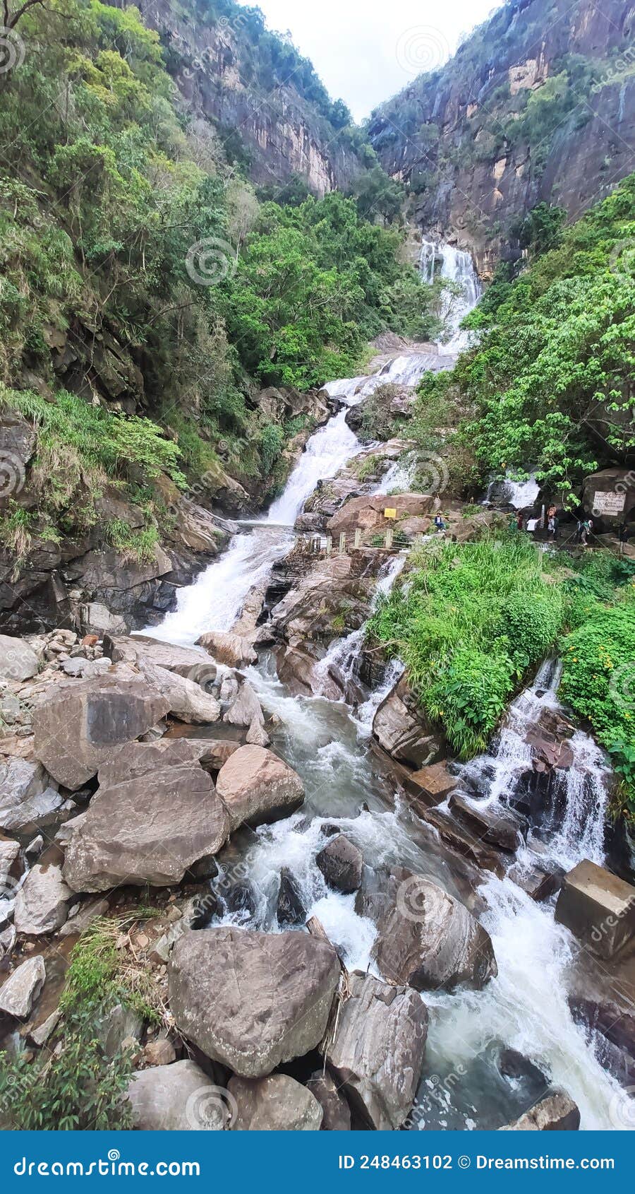 Rawana water fall stock photo. Image of water, rawana - 248463102