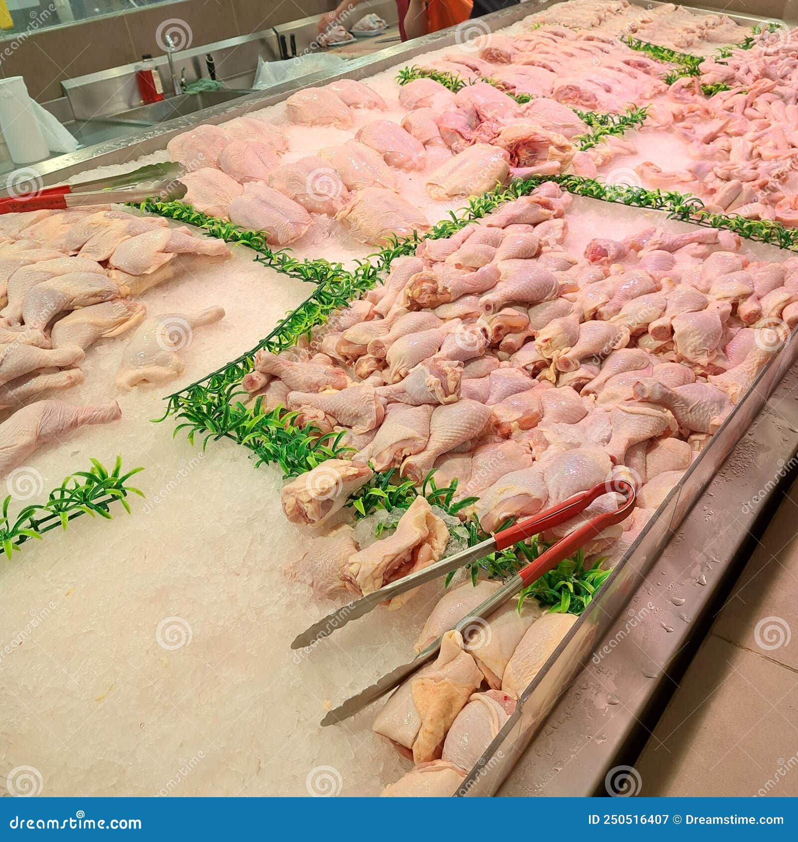 Raw chicken stock image. Image of rawchick, supermarket - 250516407