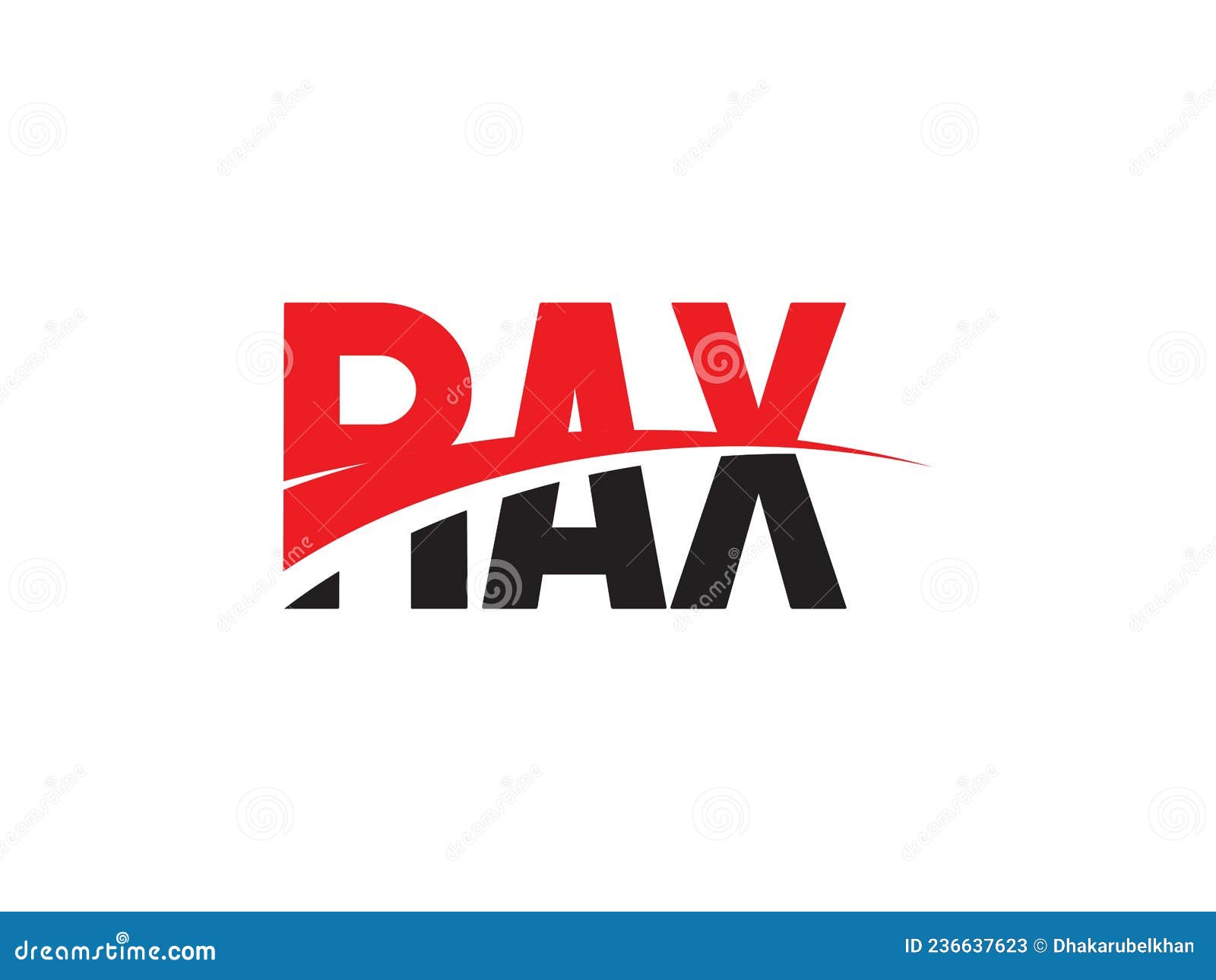 RAX Letter Initial Logo Design Vector Illustration Stock Vector ...