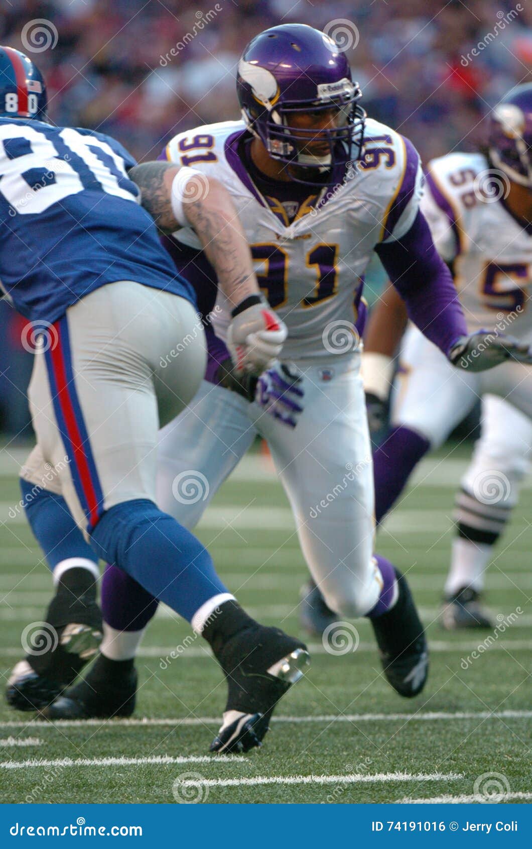 Ray Edwards editorial photo. Image of viking, 2007, league - 74191016