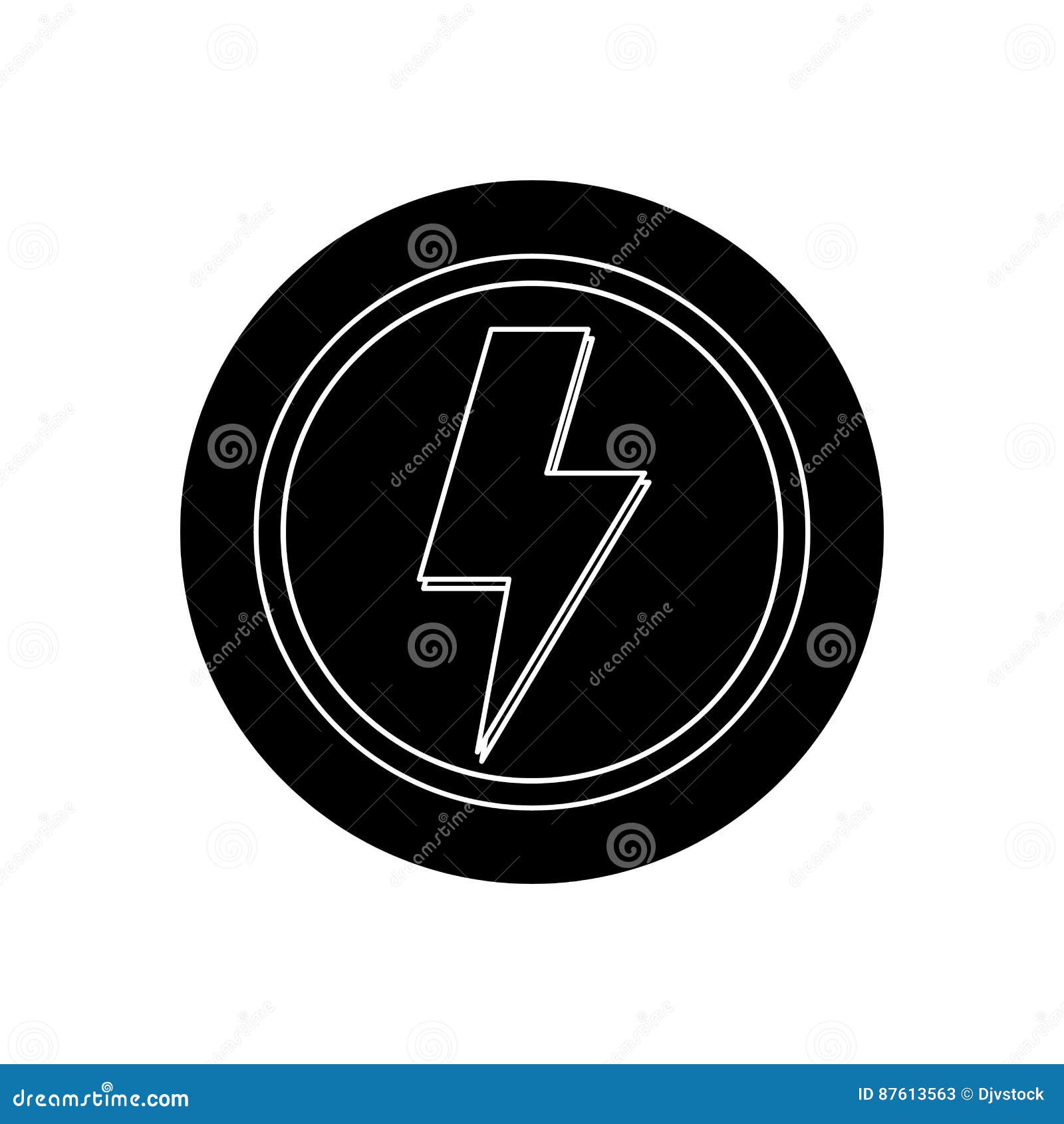 Ray electricity symbol stock image. Image of fast, volt - 87613563