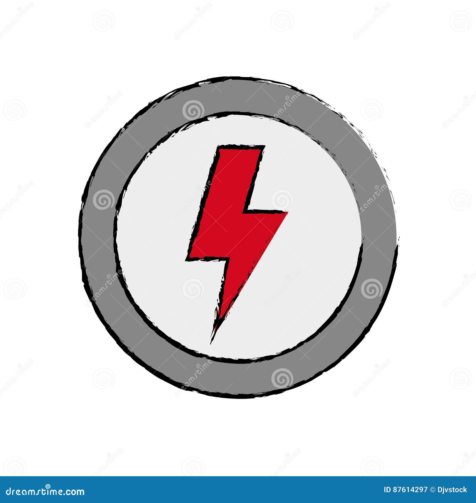 Ray electricity symbol stock image. Image of object, charge - 87614297