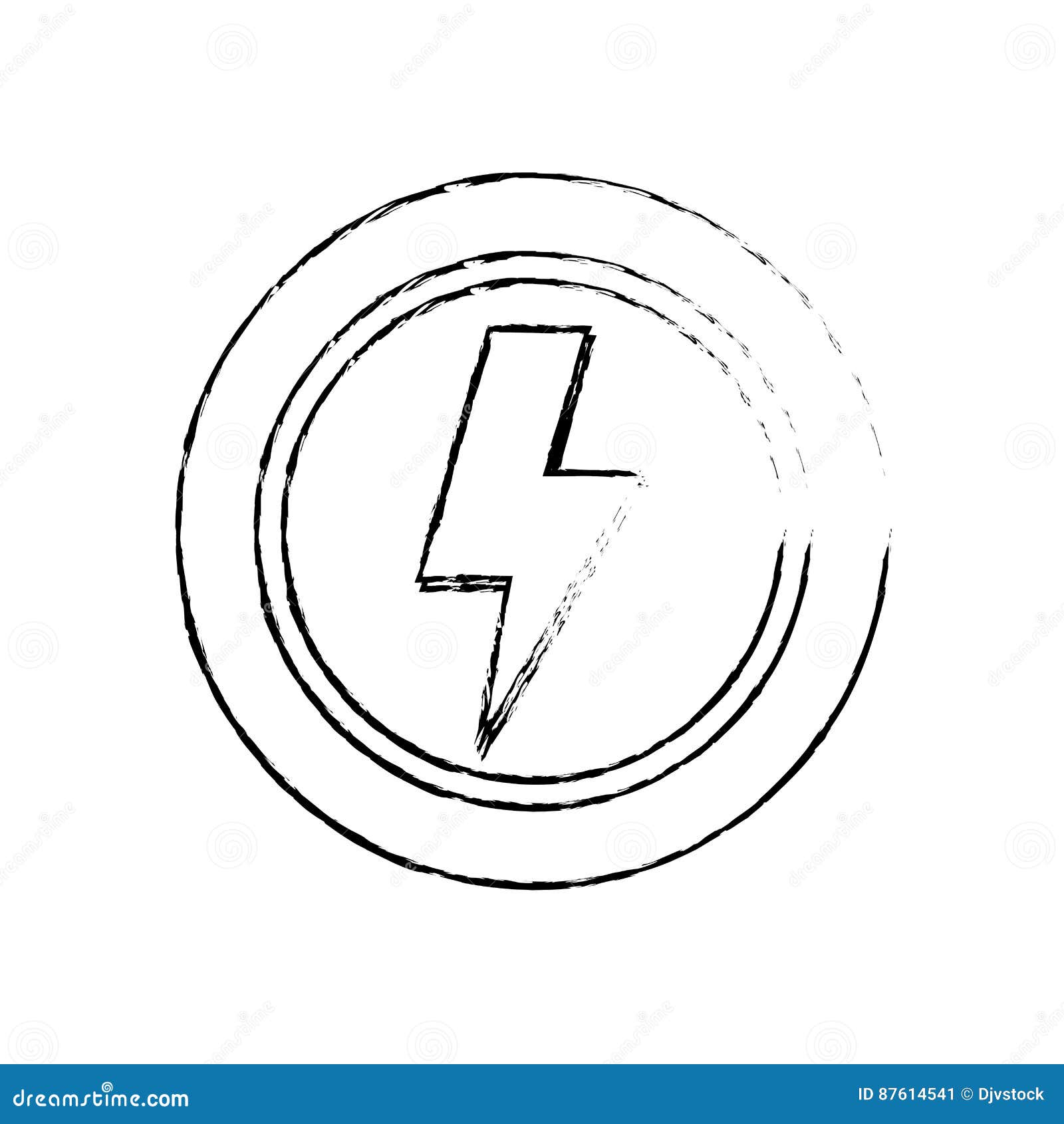 Ray electricity symbol stock image. Image of electrician - 87614541