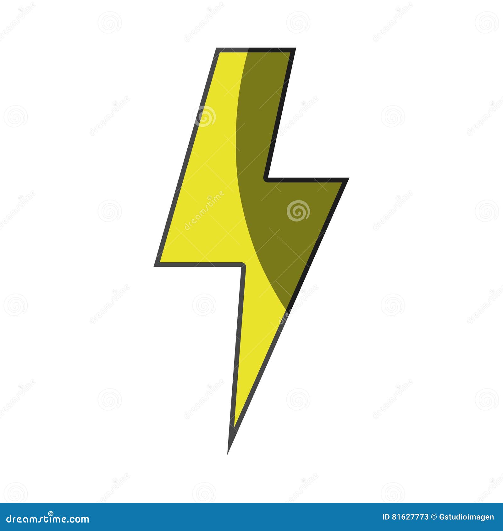 Ray energy isolated icon stock vector. Illustration of energy - 81627773