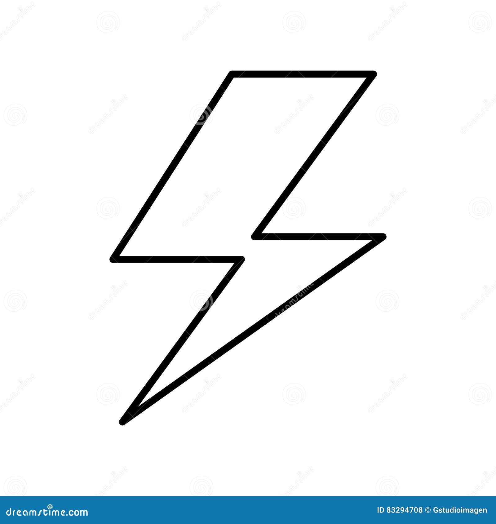Ray energy symbol icon stock illustration. Illustration of electricity ...