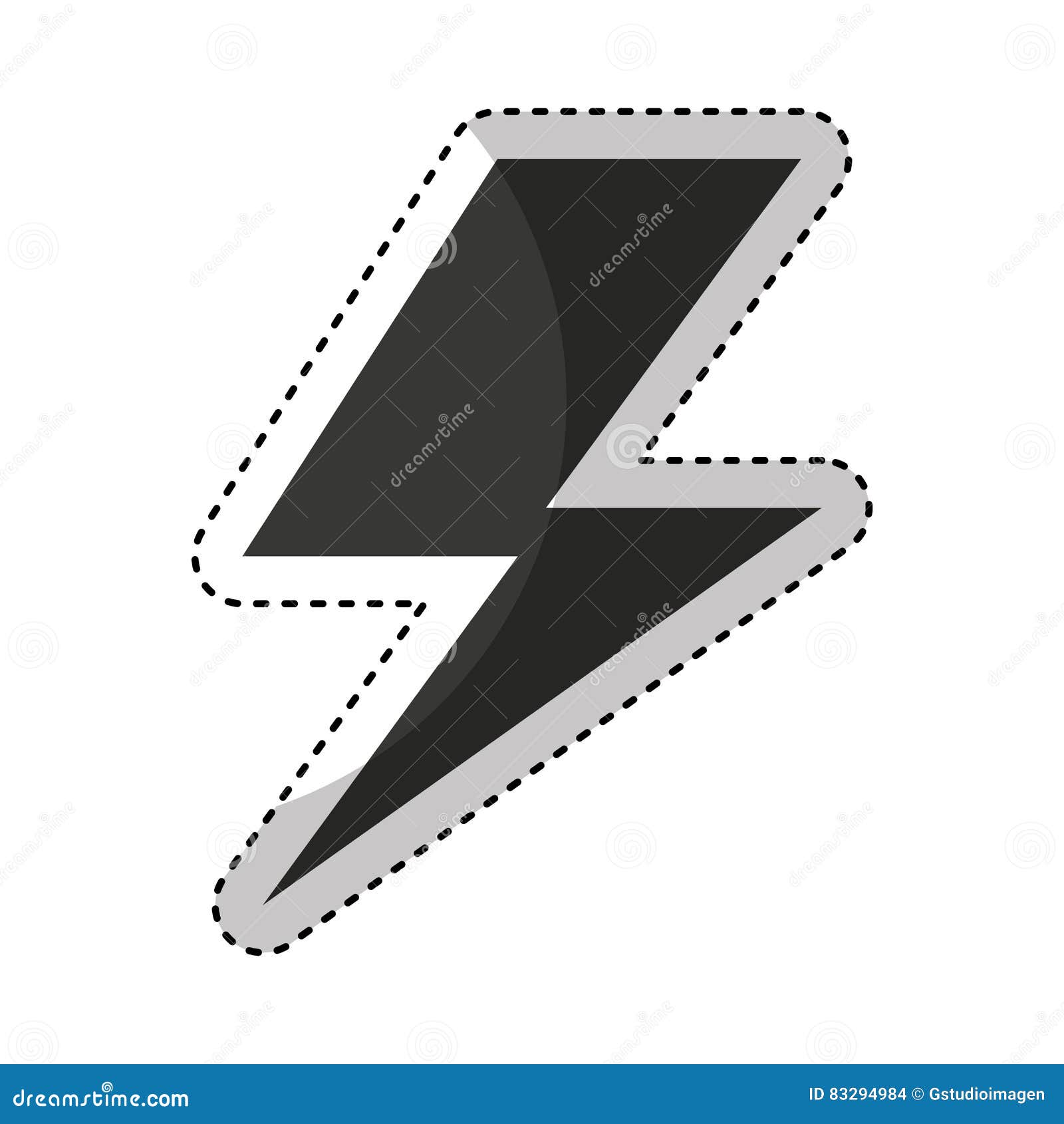 Ray energy symbol icon stock illustration. Illustration of shock - 83294984