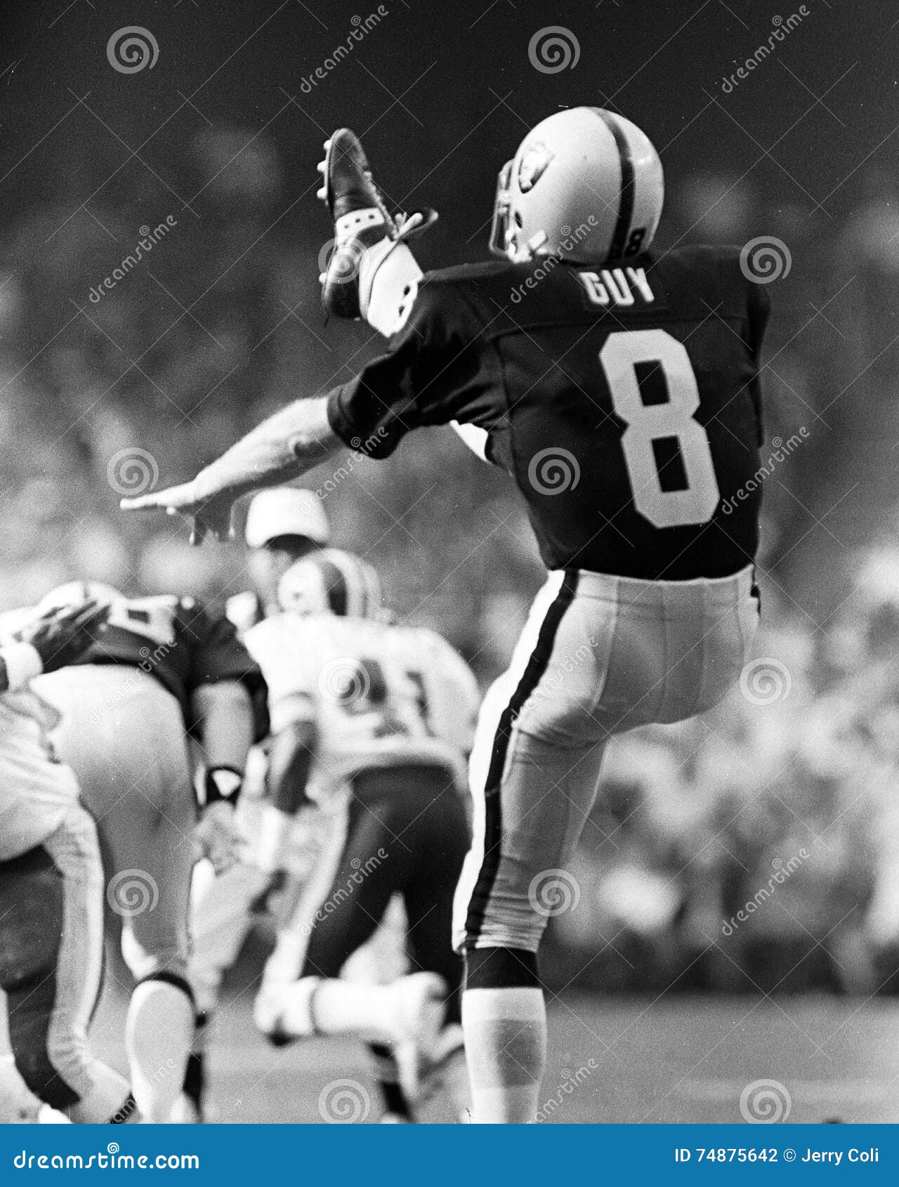 Ray Guy fotografía editorial. Imagen de tomado, liga - 74875642