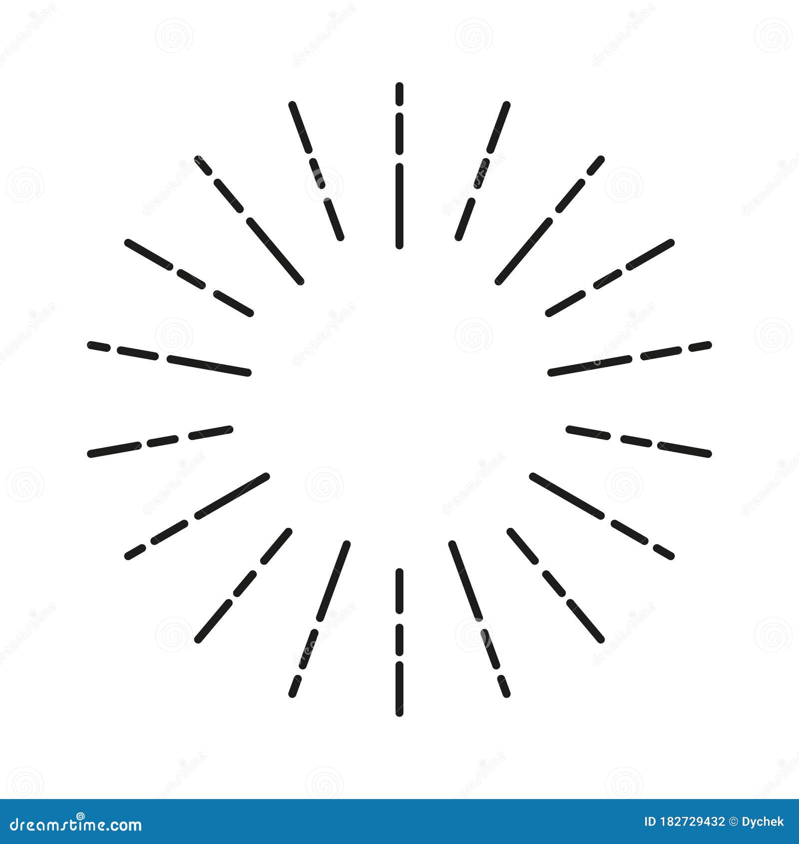Ray Icon. Simple Vector Illustration Stock Vector - Illustration of ...