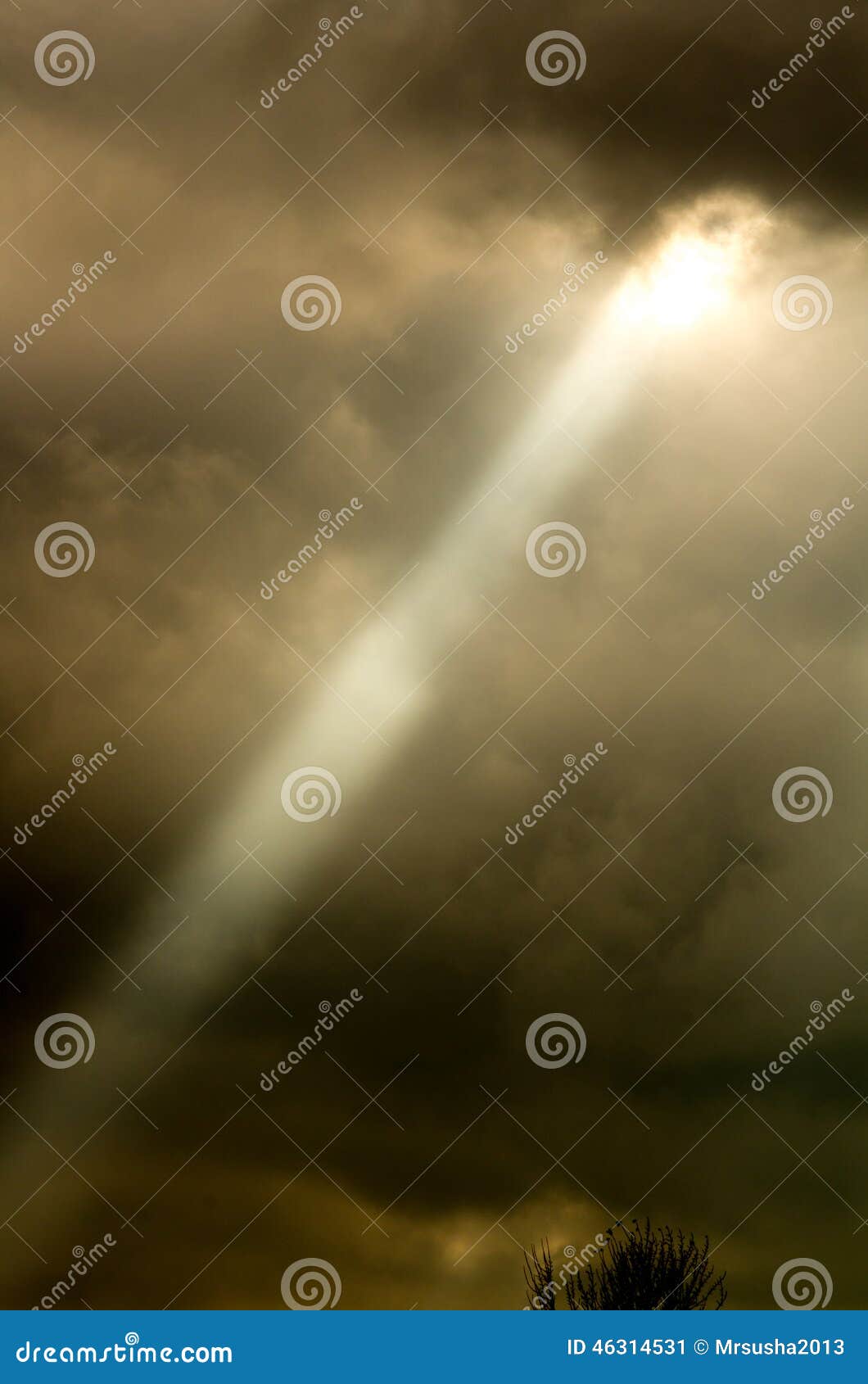 Ray of life stock image. Image of heat, heavenly, gray - 46314531