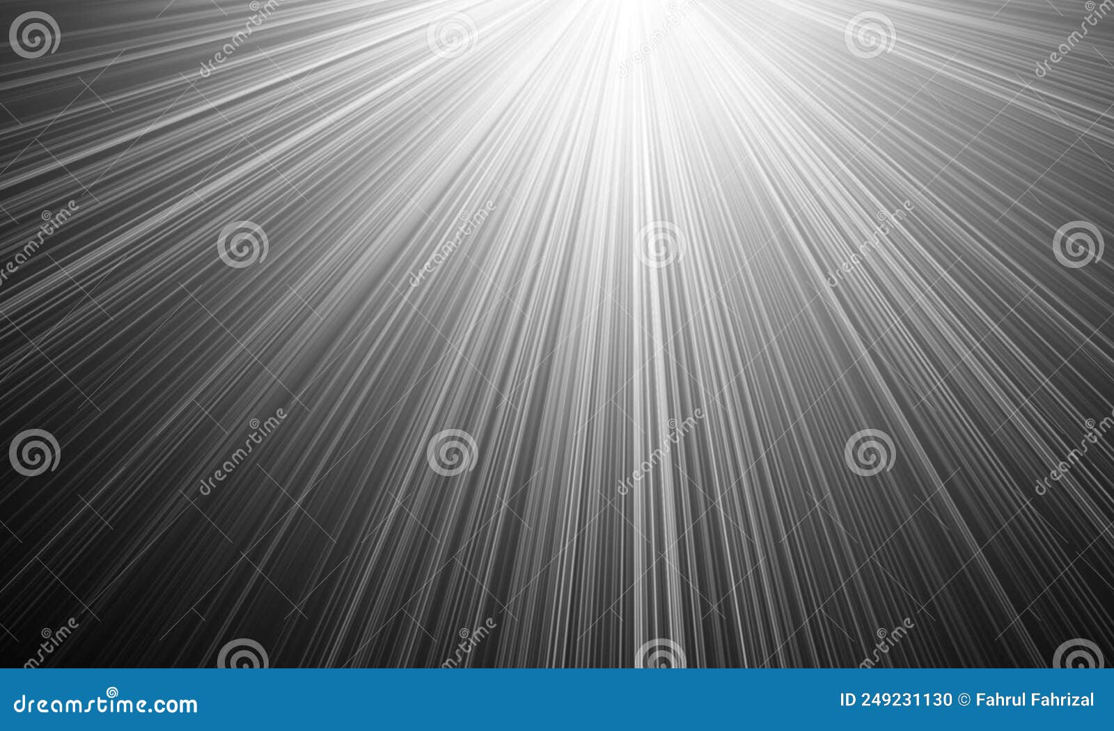 Ray Light or Sunburst Isolated on Black Background for Overlay Design ...