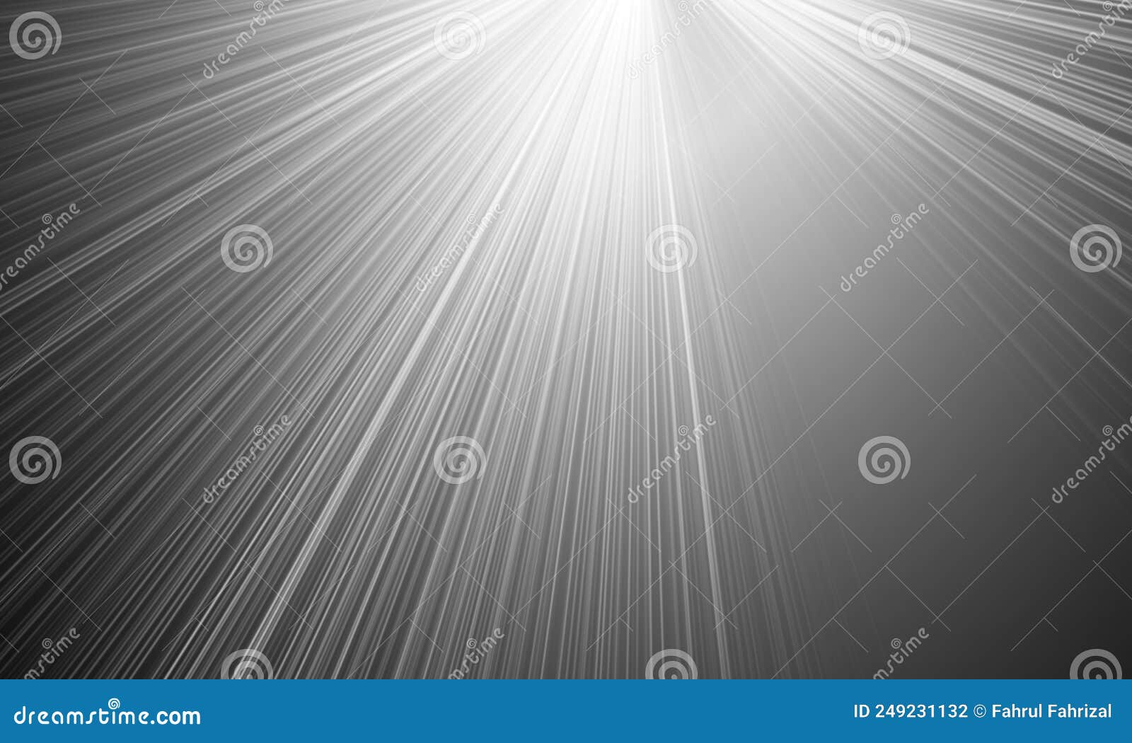 Ray Light or Sunburst Isolated on Black Background for Overlay Design ...