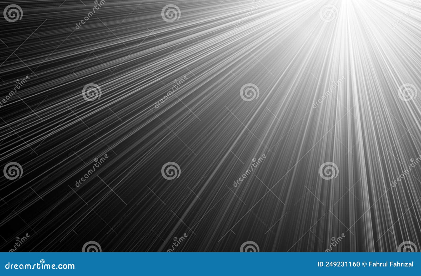 Ray Light or Sunburst Isolated on Black Background for Overlay Design ...