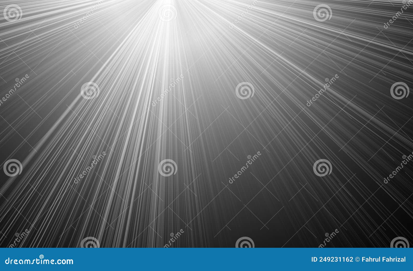 Ray Light or Sunburst Isolated on Black Background for Overlay Design ...