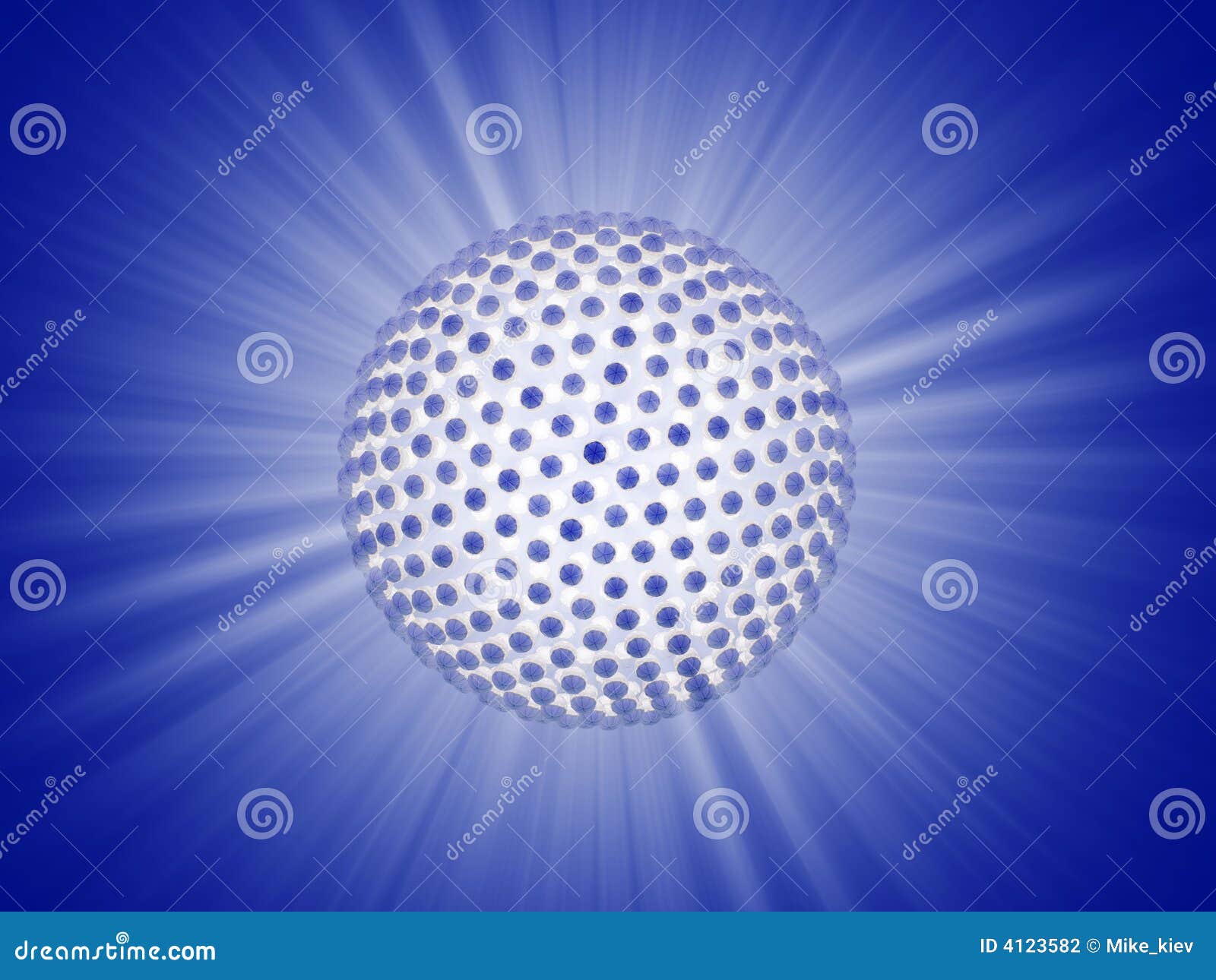 Ray of lights sphere stock illustration. Illustration of illuminated ...