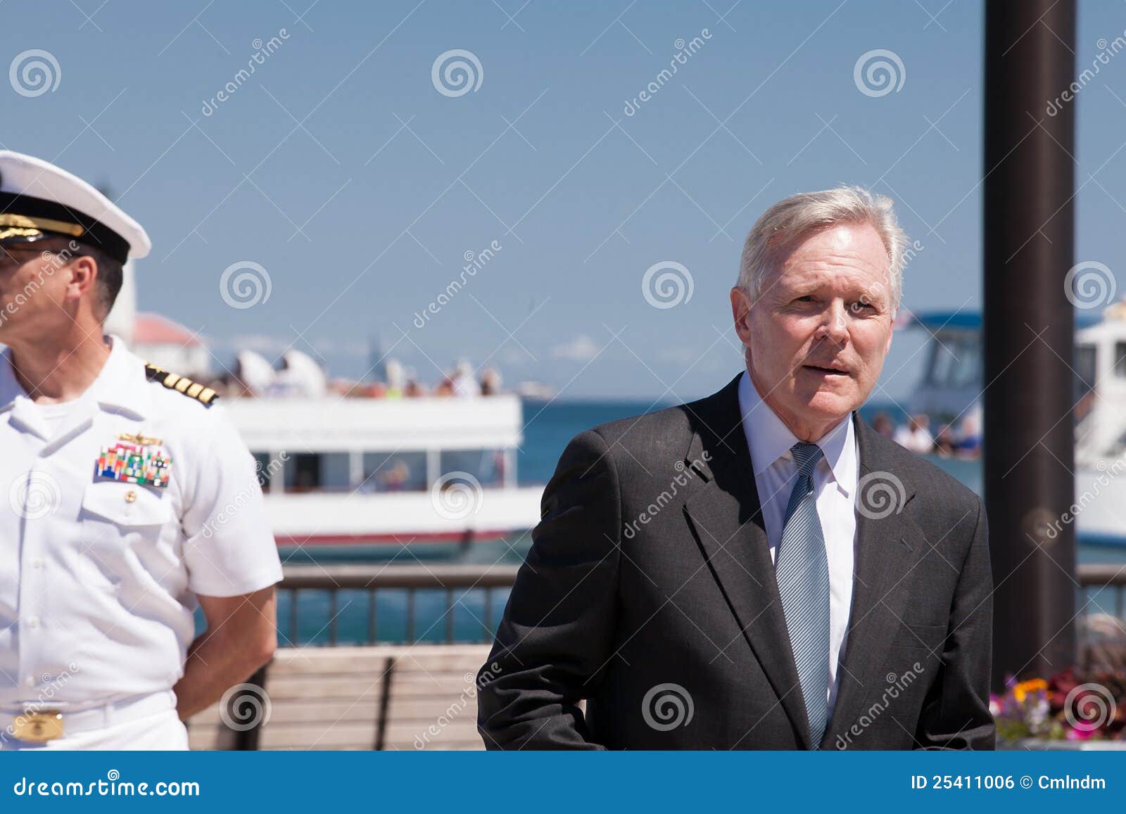 Ray Mabus at USS Illinois Naming Ceremony Editorial Photo - Image of ...