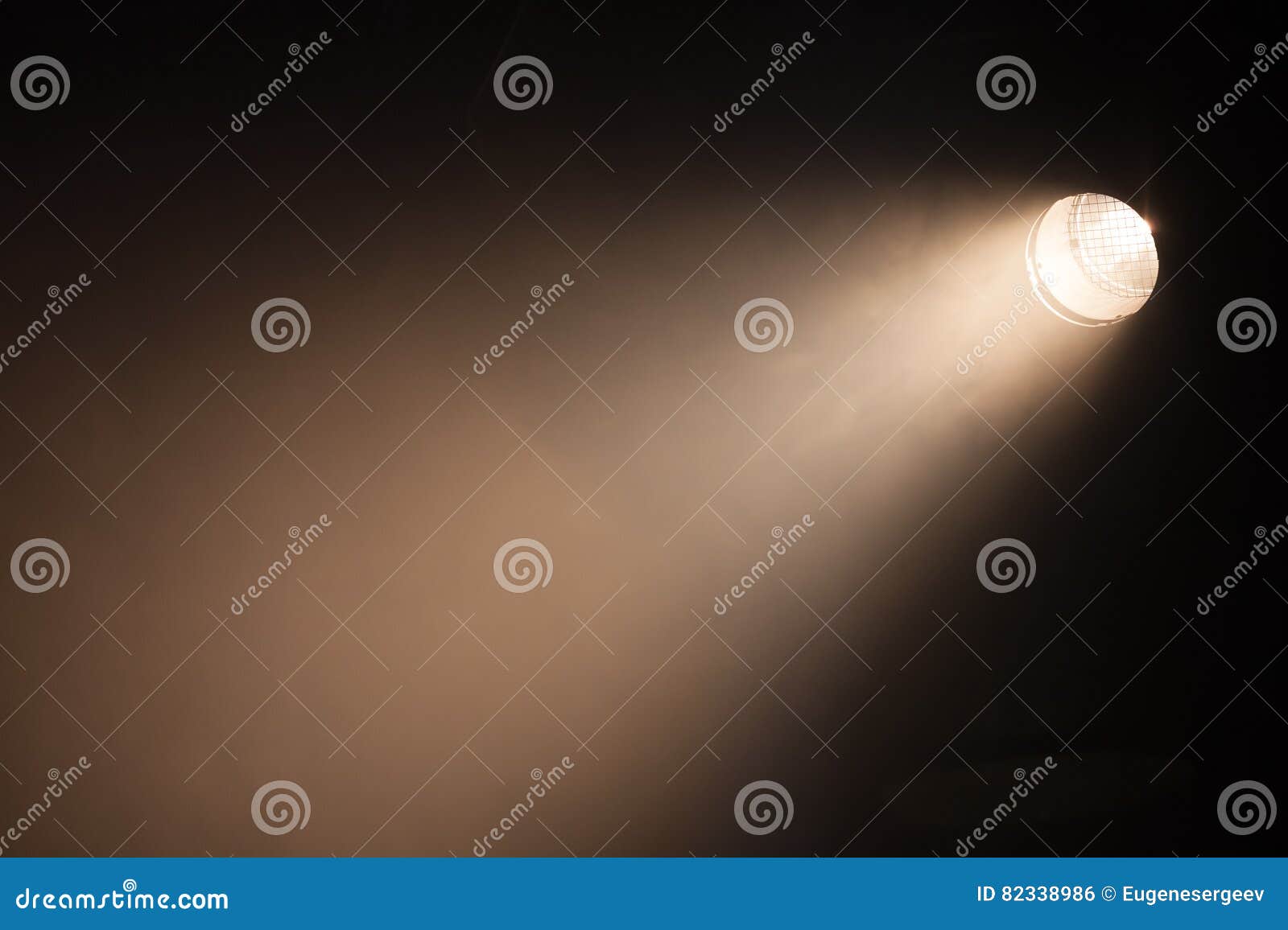 Ray of Scenic Spot Light Over Dark Stock Photo - Image of flood ...