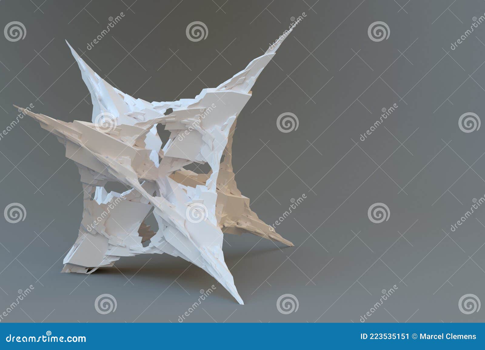 Abstract solid fractal stock illustration. Illustration of solid ...
