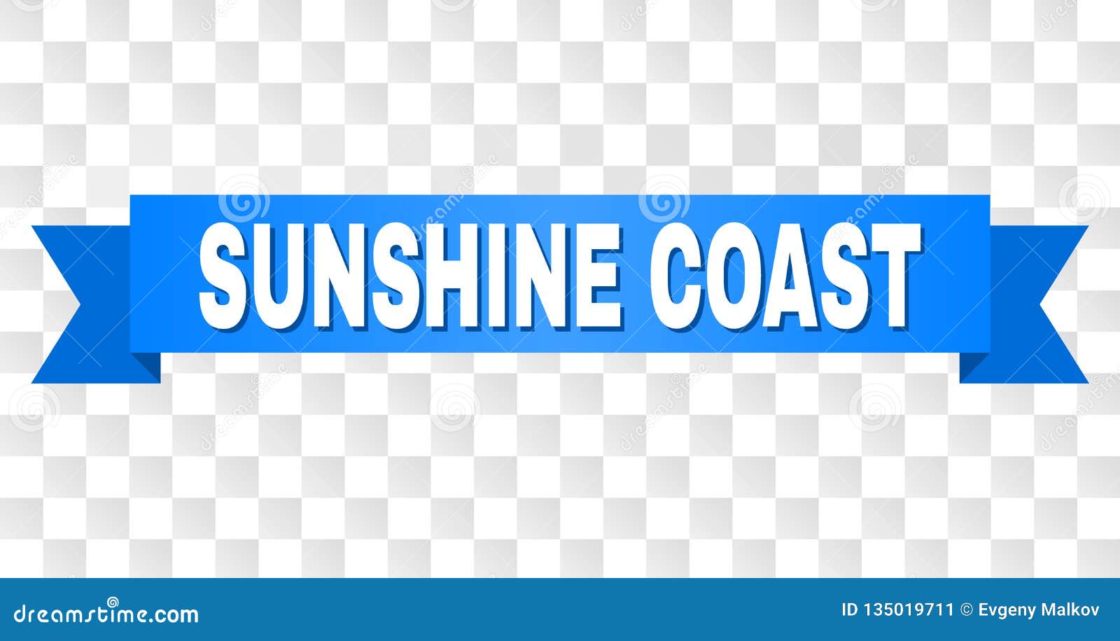 Raya Azul Con El Texto De La COSTA De La SOL Ilustración del Vector ...