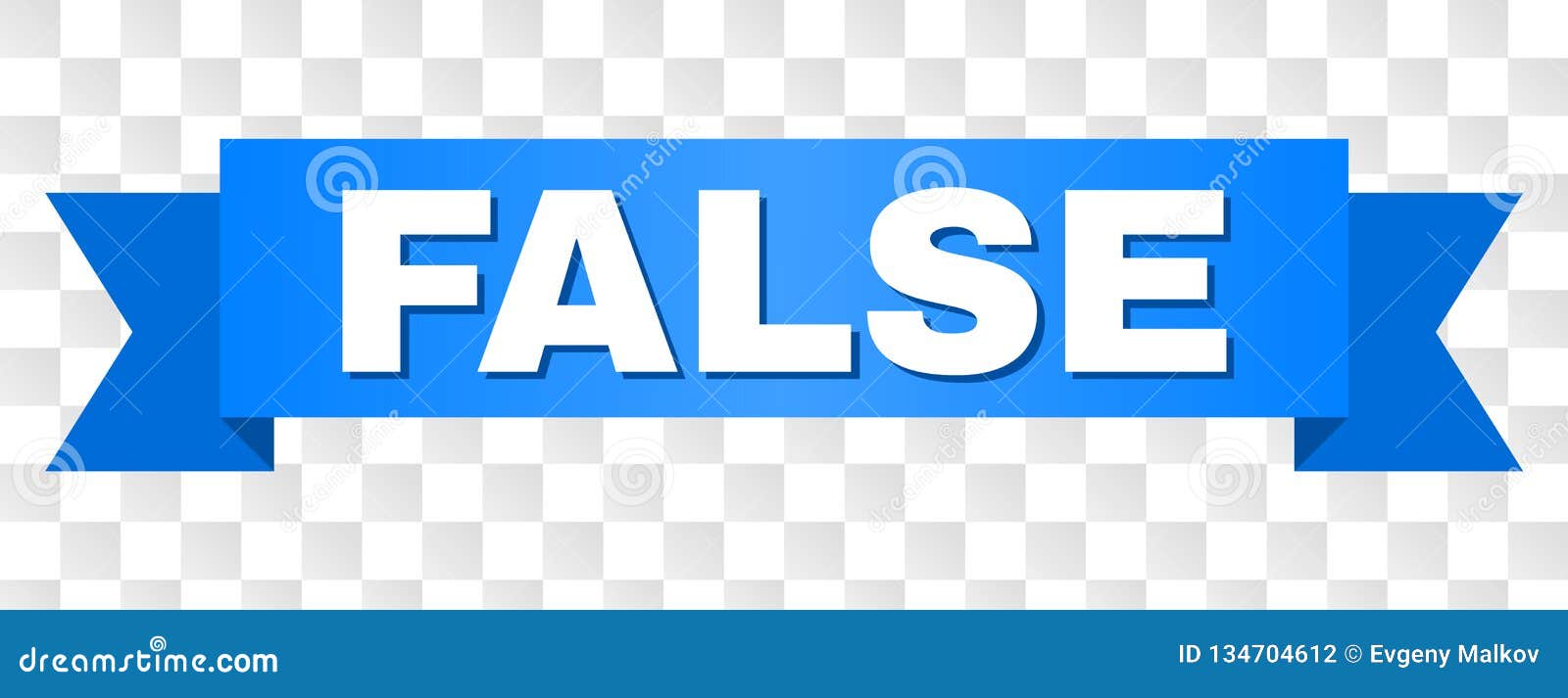 Raya Azul Con El Texto FALSO Ilustración del Vector - Ilustración de ...