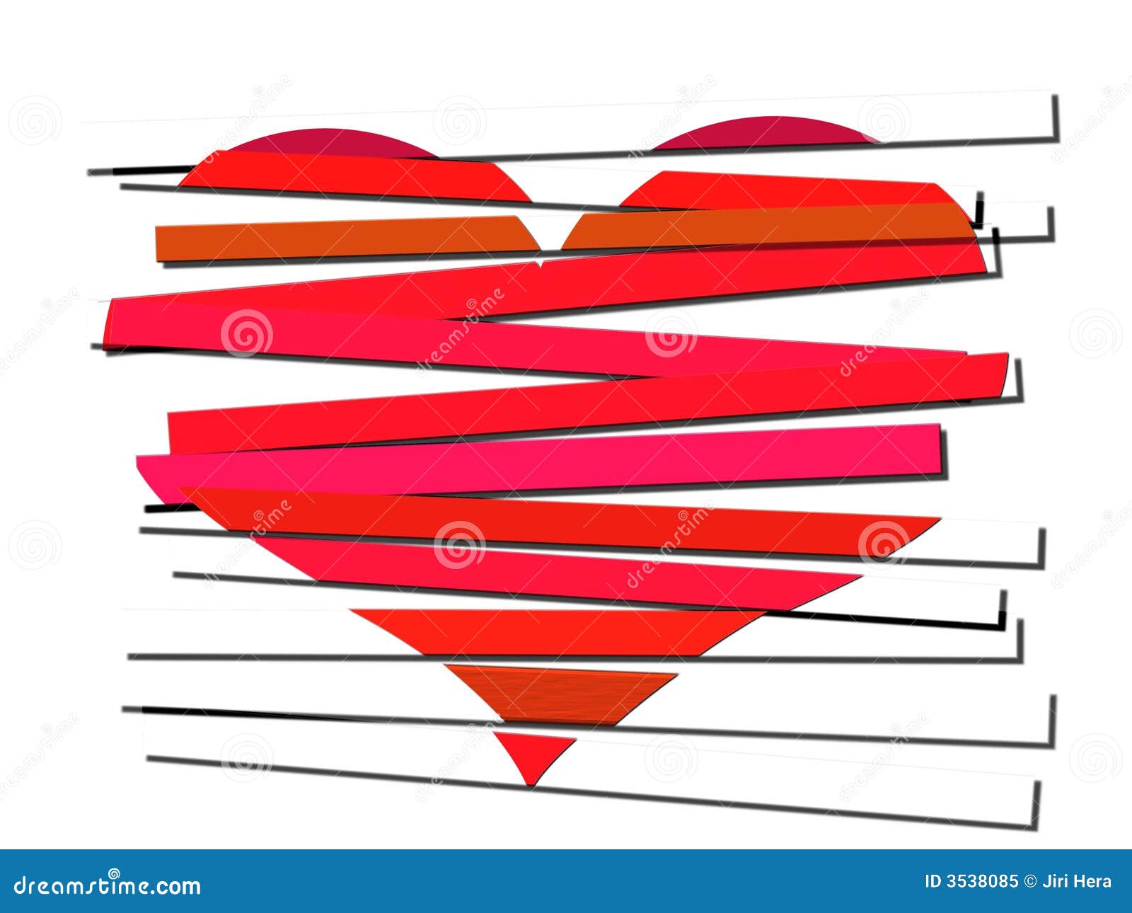 Raya el corazón stock de ilustración. Ilustración de alma - 3538085