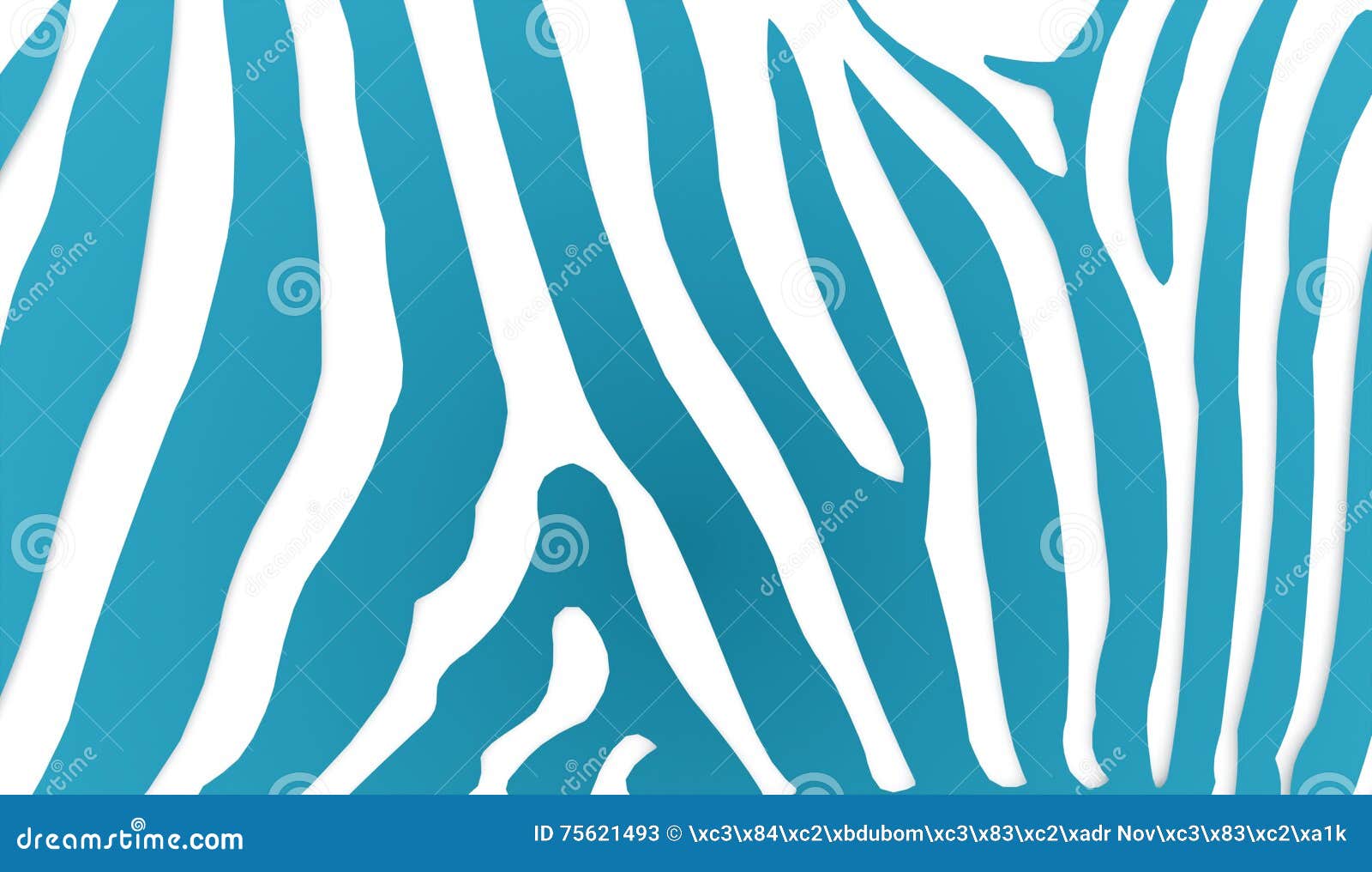 Rayas de la cebra rendidas stock de ilustración. Ilustración de piel ...