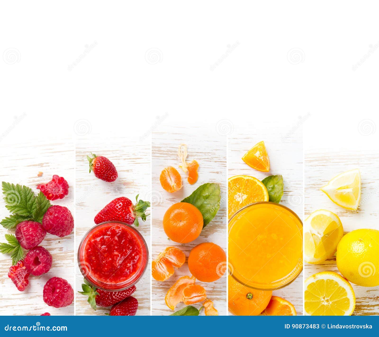 Rayas De La Mezcla De La Fruta Imagen de archivo - Imagen de anaranjado ...