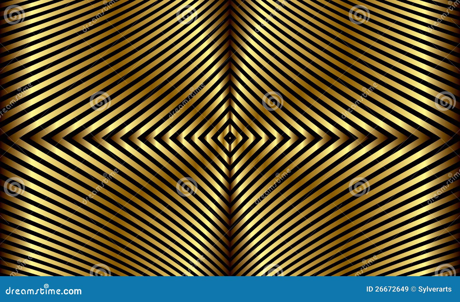 Rayas de oro. ilustración del vector. Ilustración de tarjeta - 26672649