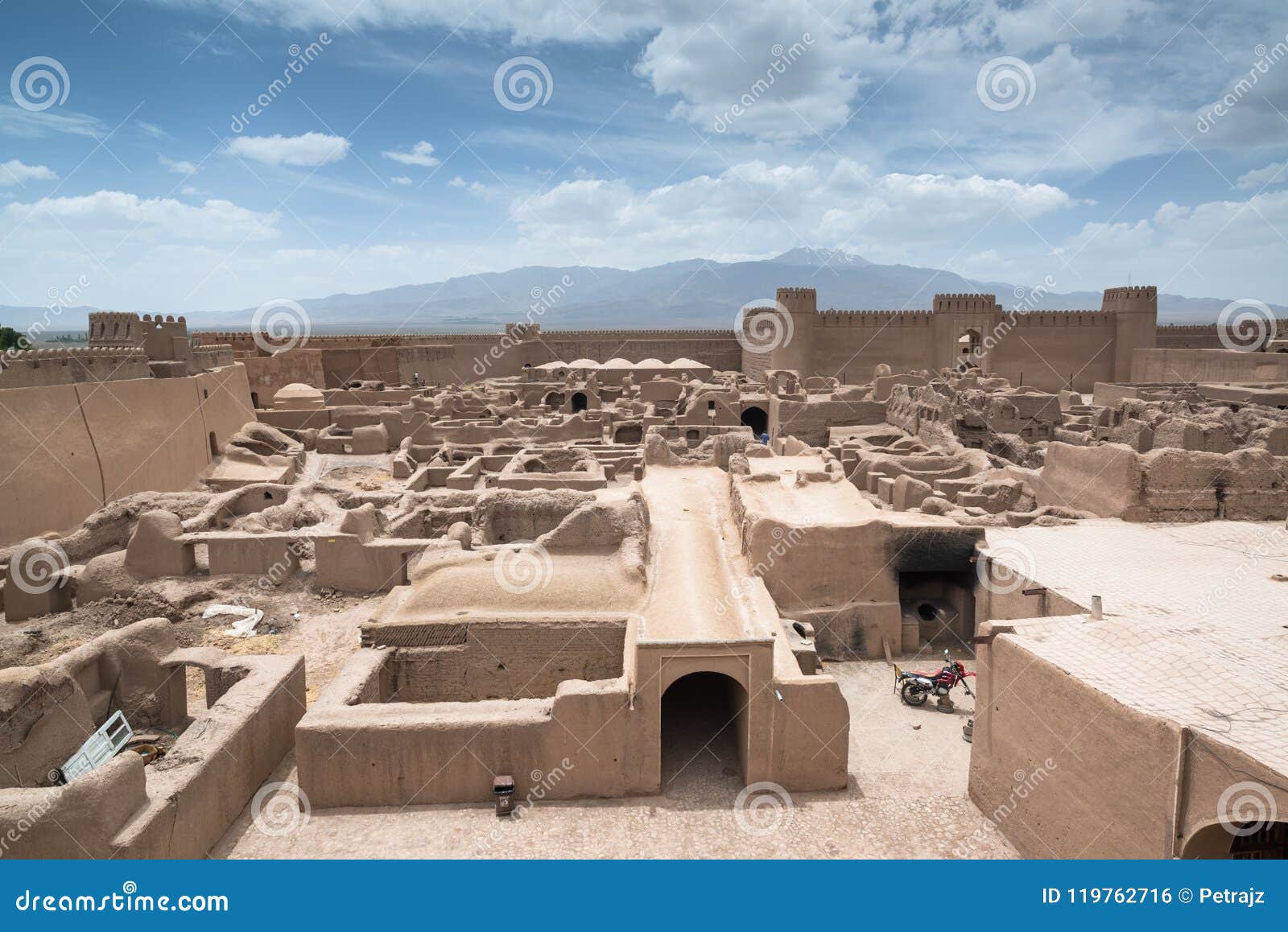 Rayen Castle Arg-e Rayen in Persian, Iran Stock Photo - Image of ...