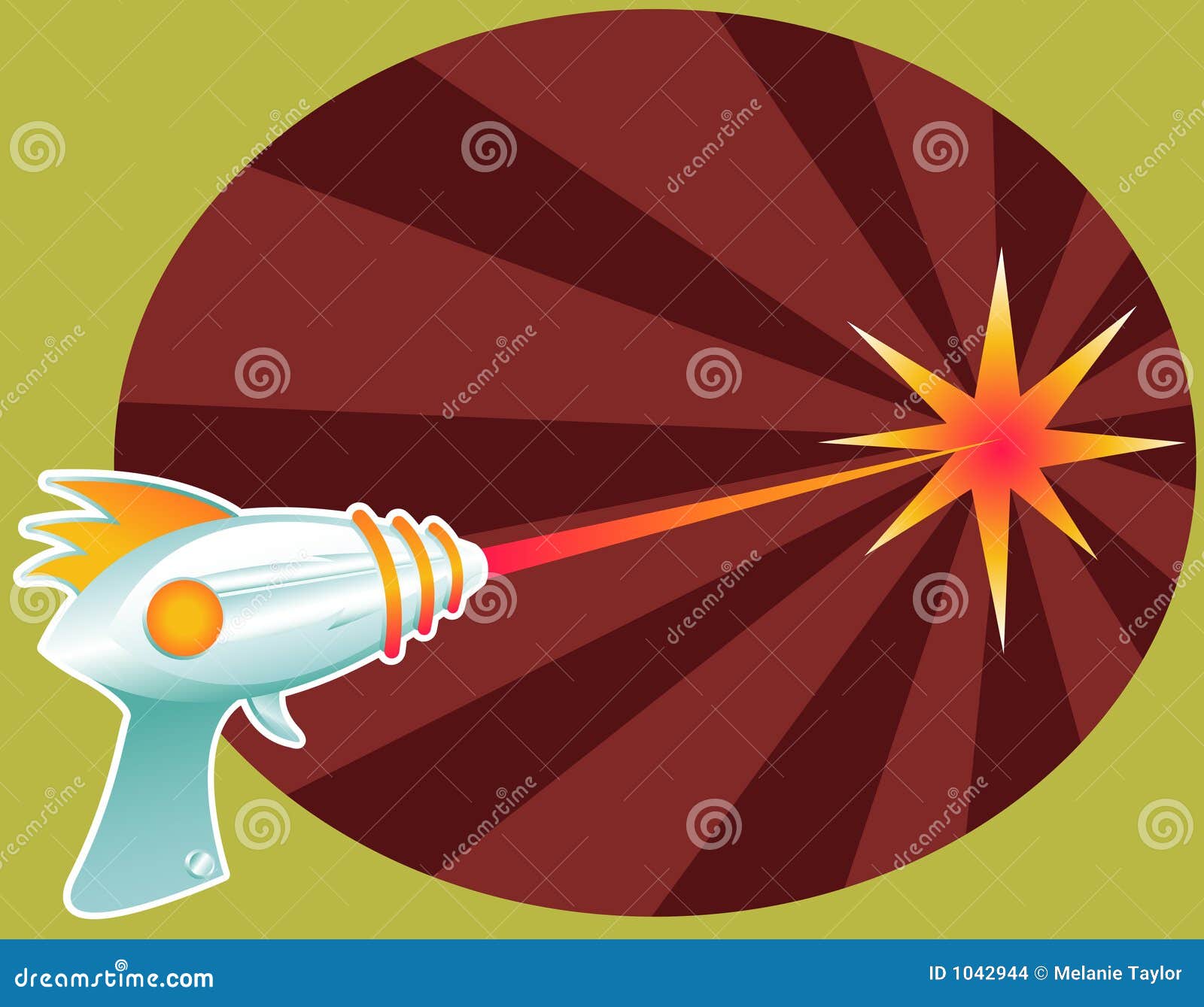 Rayguns are a Blast! stock vector. Illustration of futuristic - 1042944