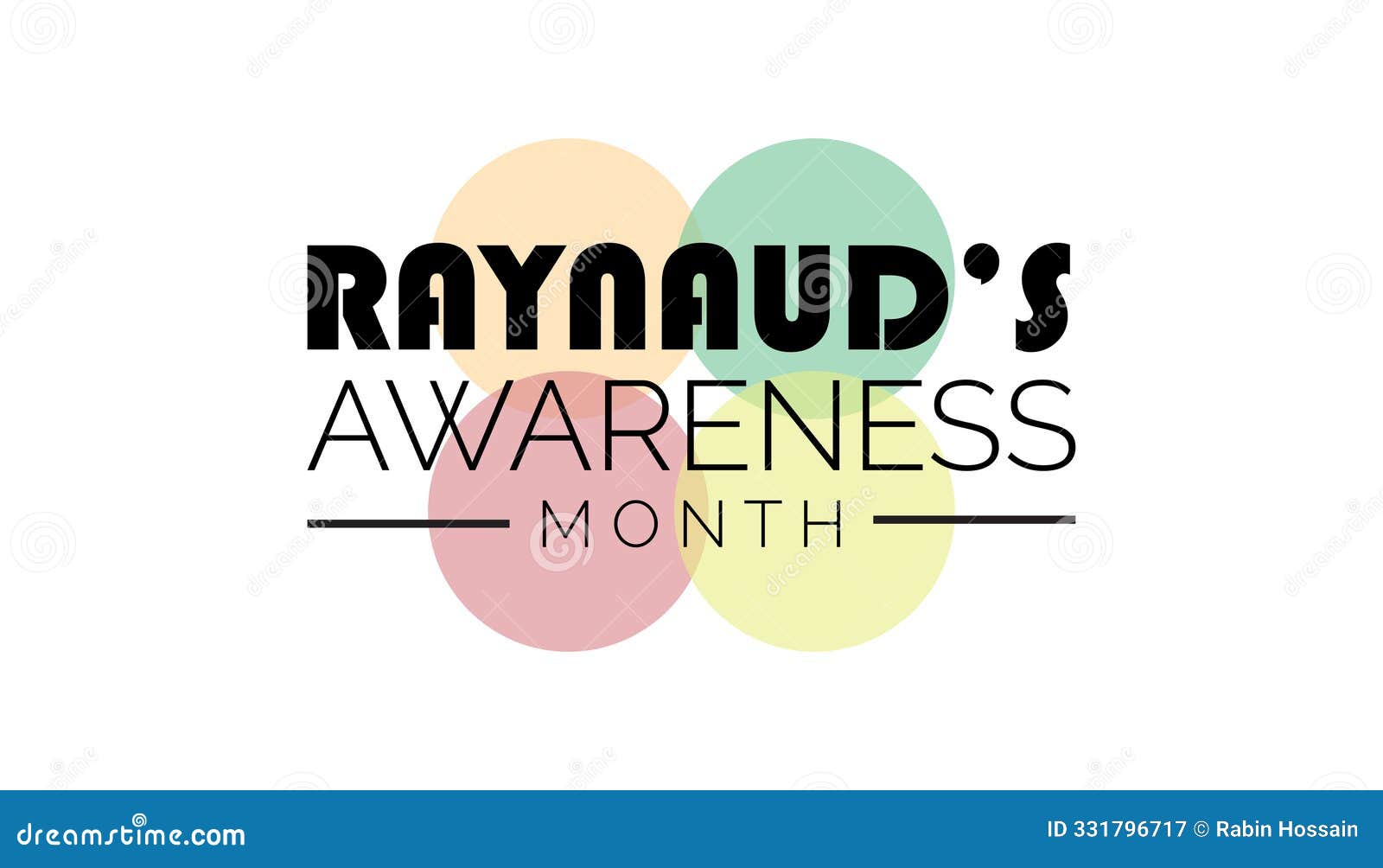 Raynauds Awareness Month is Observed Every Year on October. Stock ...