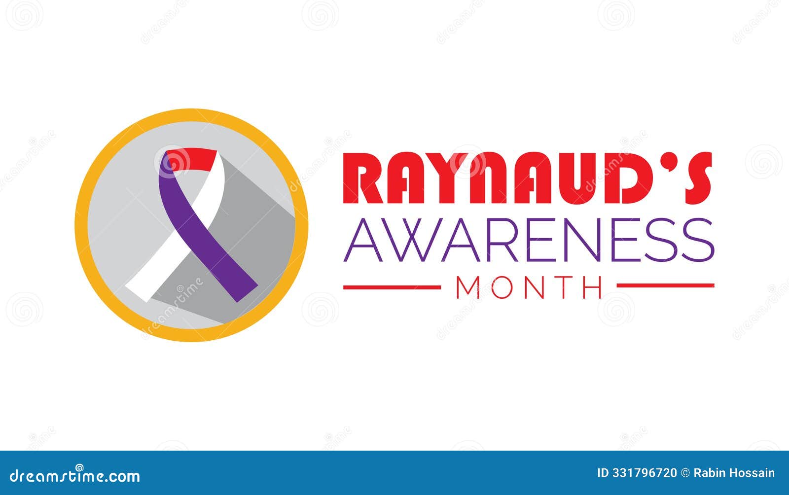 Raynauds Awareness Month is Observed Every Year on October. Stock ...