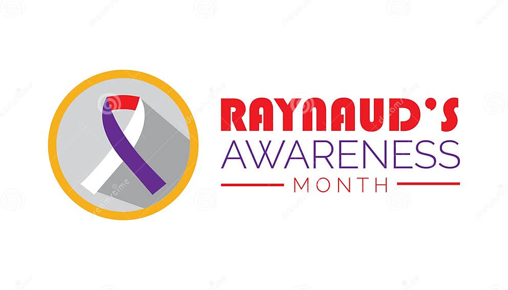 Raynauds Awareness Month is Observed Every Year on October. Stock ...