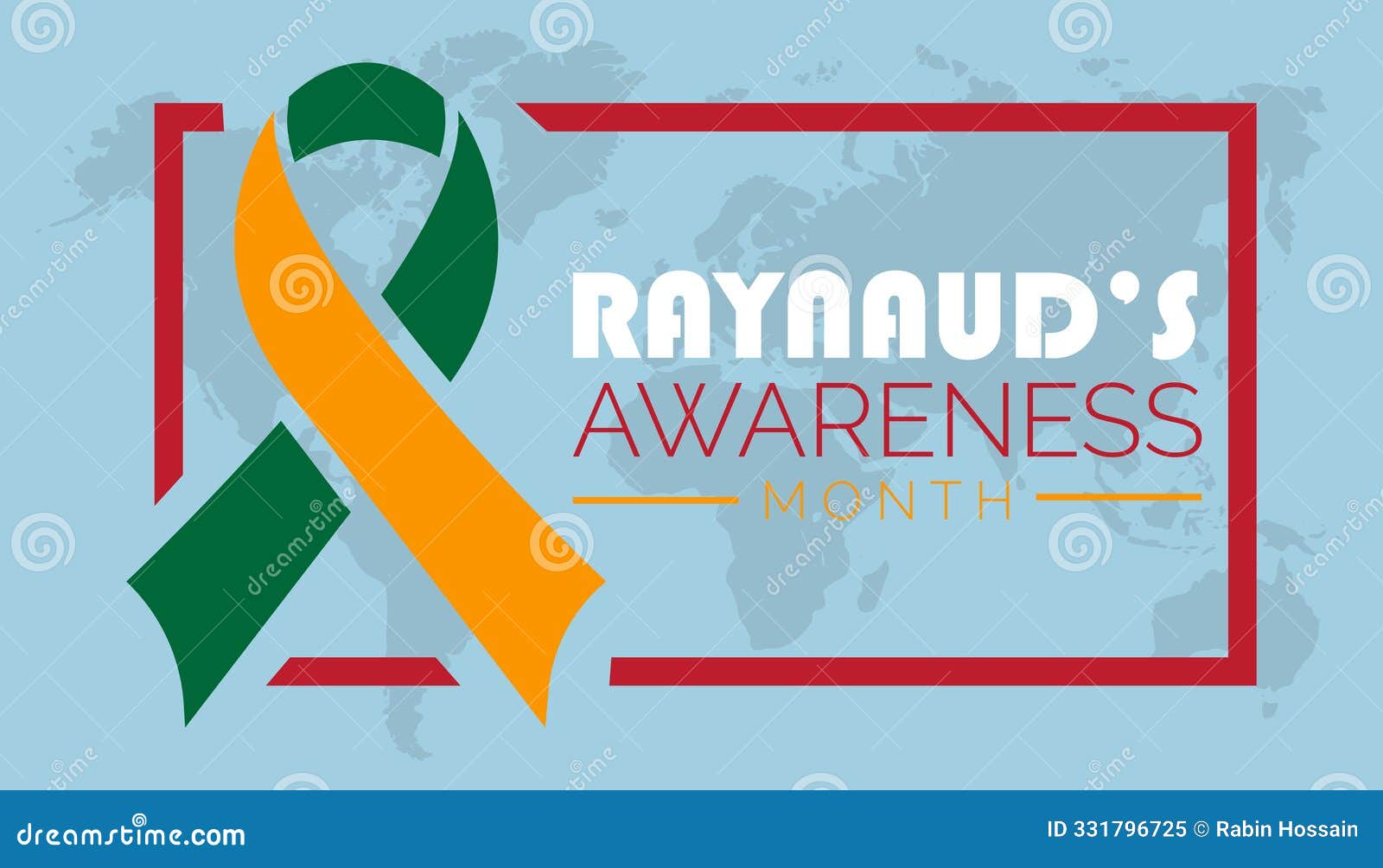 Raynauds Awareness Month is Observed Every Year on October. Stock ...