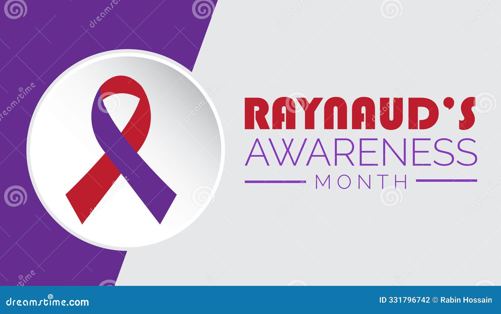Raynauds Awareness Month is Observed Every Year on October. Stock ...