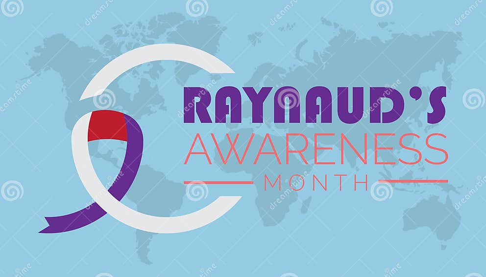 Raynauds Awareness Month is Observed Every Year on October. Stock ...
