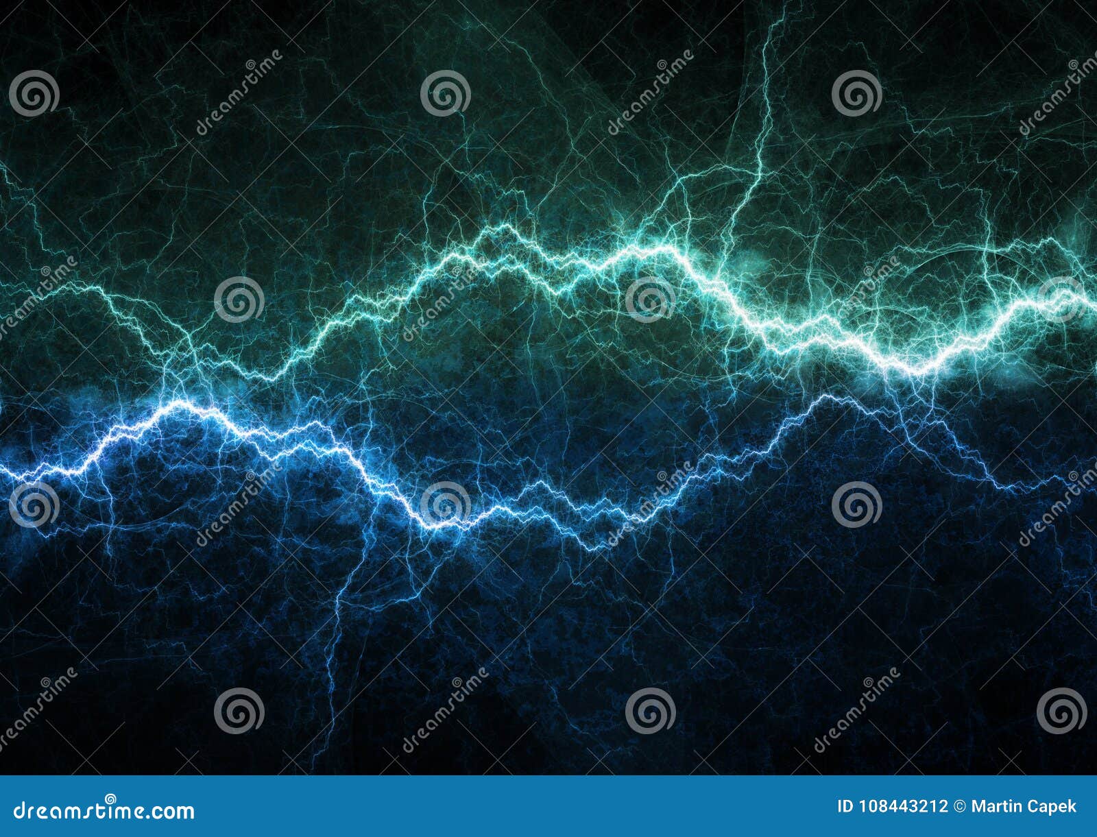 Rayo, Poder Del Plasma Y Energía Azules Foto de archivo - Imagen de ...