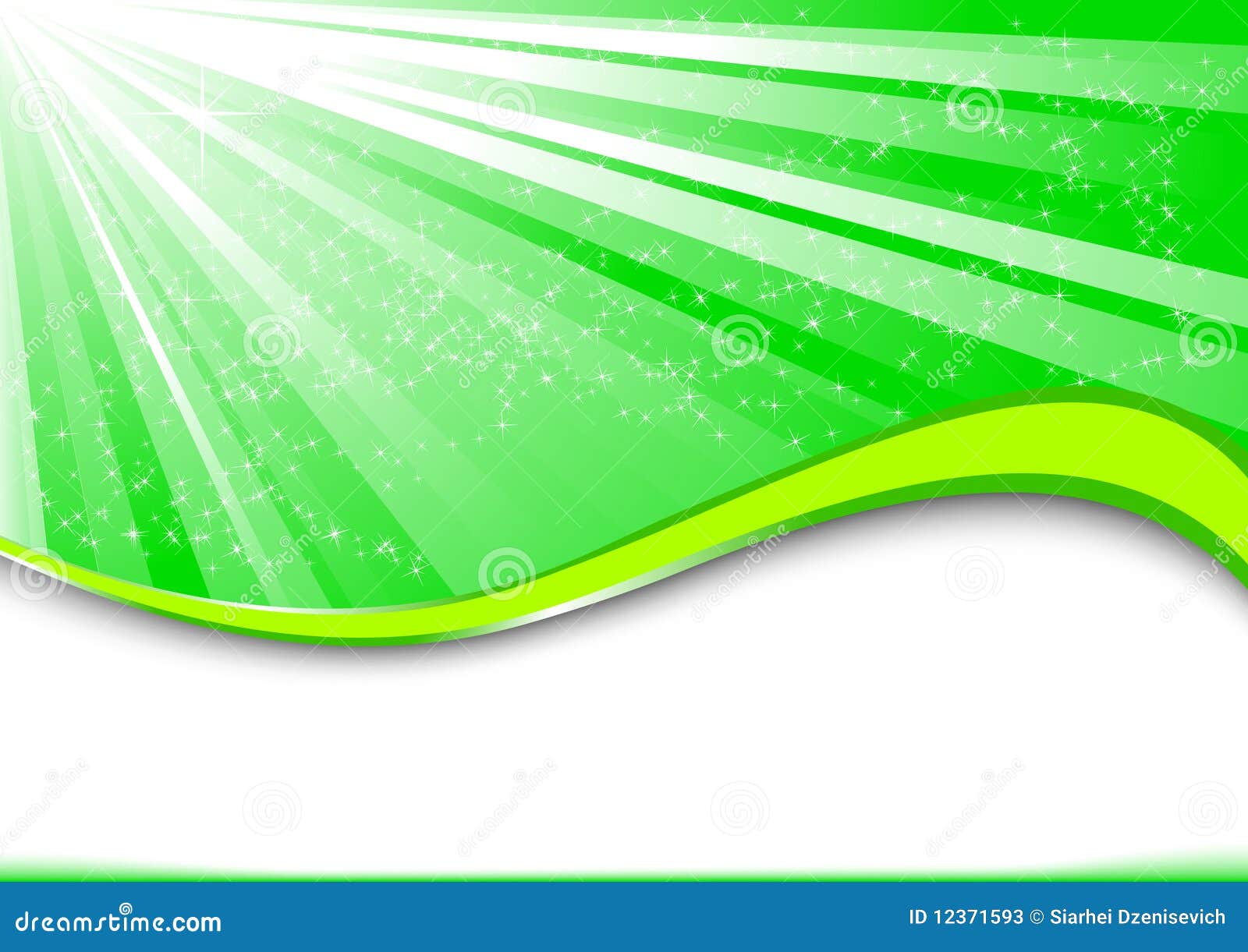 Rayo verde ilustración del vector. Ilustración de onda - 12371593