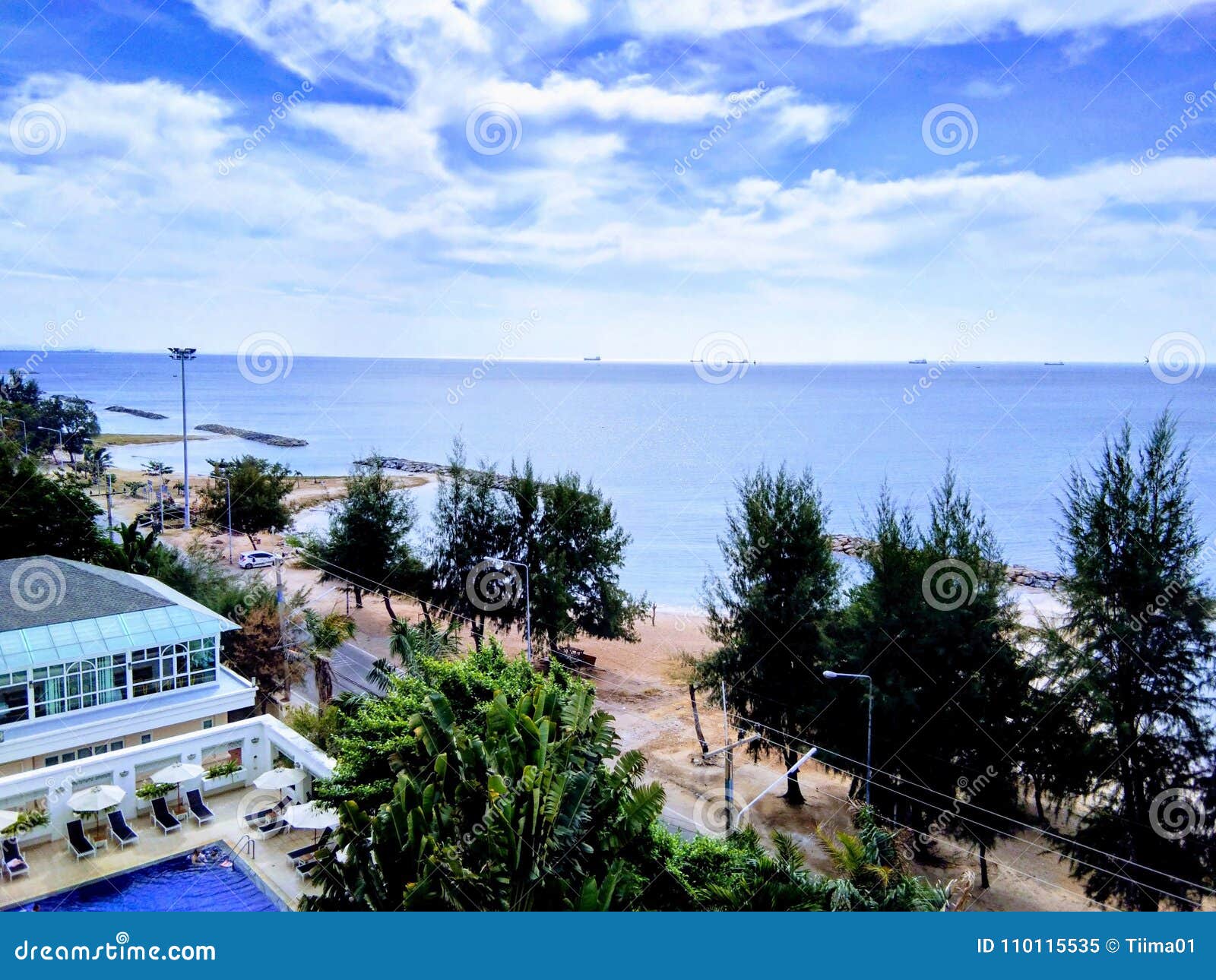 Rayong Beach stock image. Image of rayong, holidays - 110115535