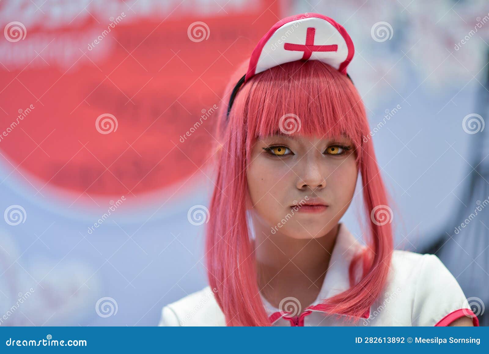 Rayong Thailand January 14 2023 Unidentified Model Cosplay Activity ...